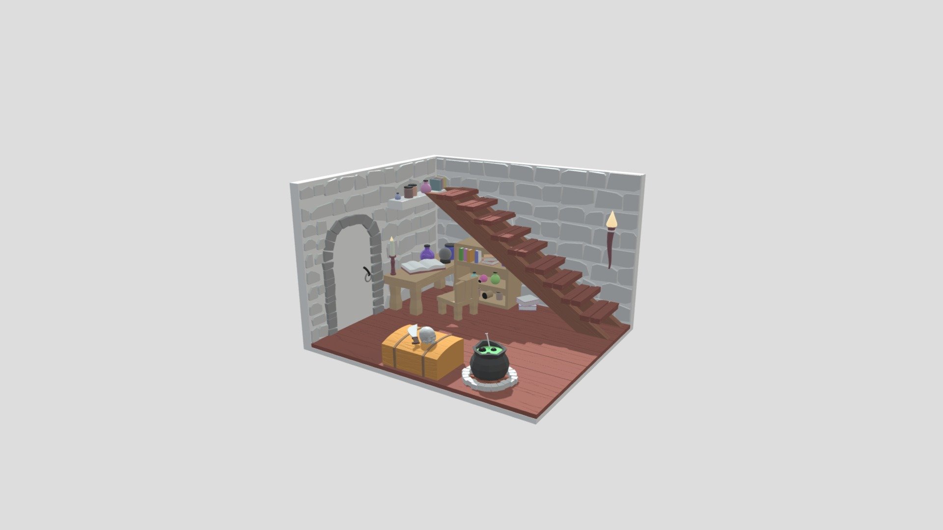 magic room - 3D model by setayesh.kavousi [c38b1f4] - Sketchfab