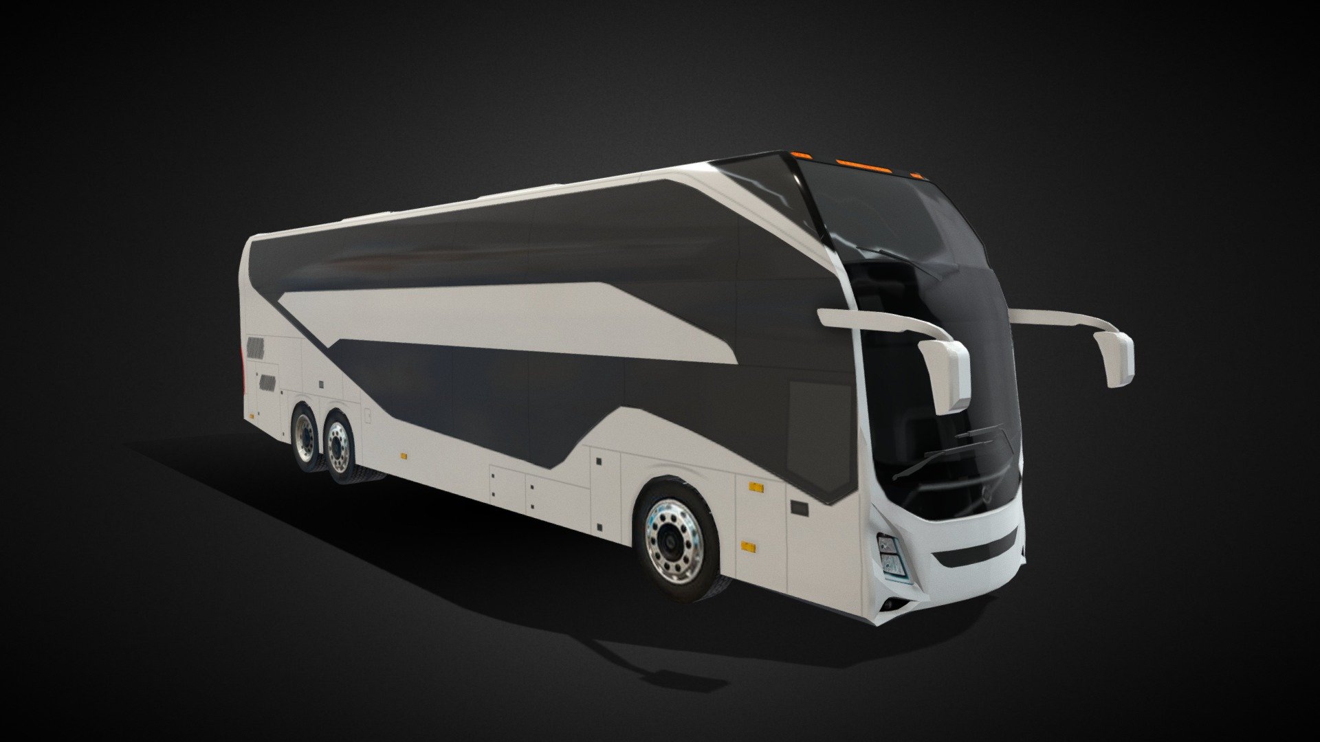 CHMX-236 / Volvo 9800 DD - 3D model by Checo Mx. (@checomx) [c38cecc] - Sketchfab