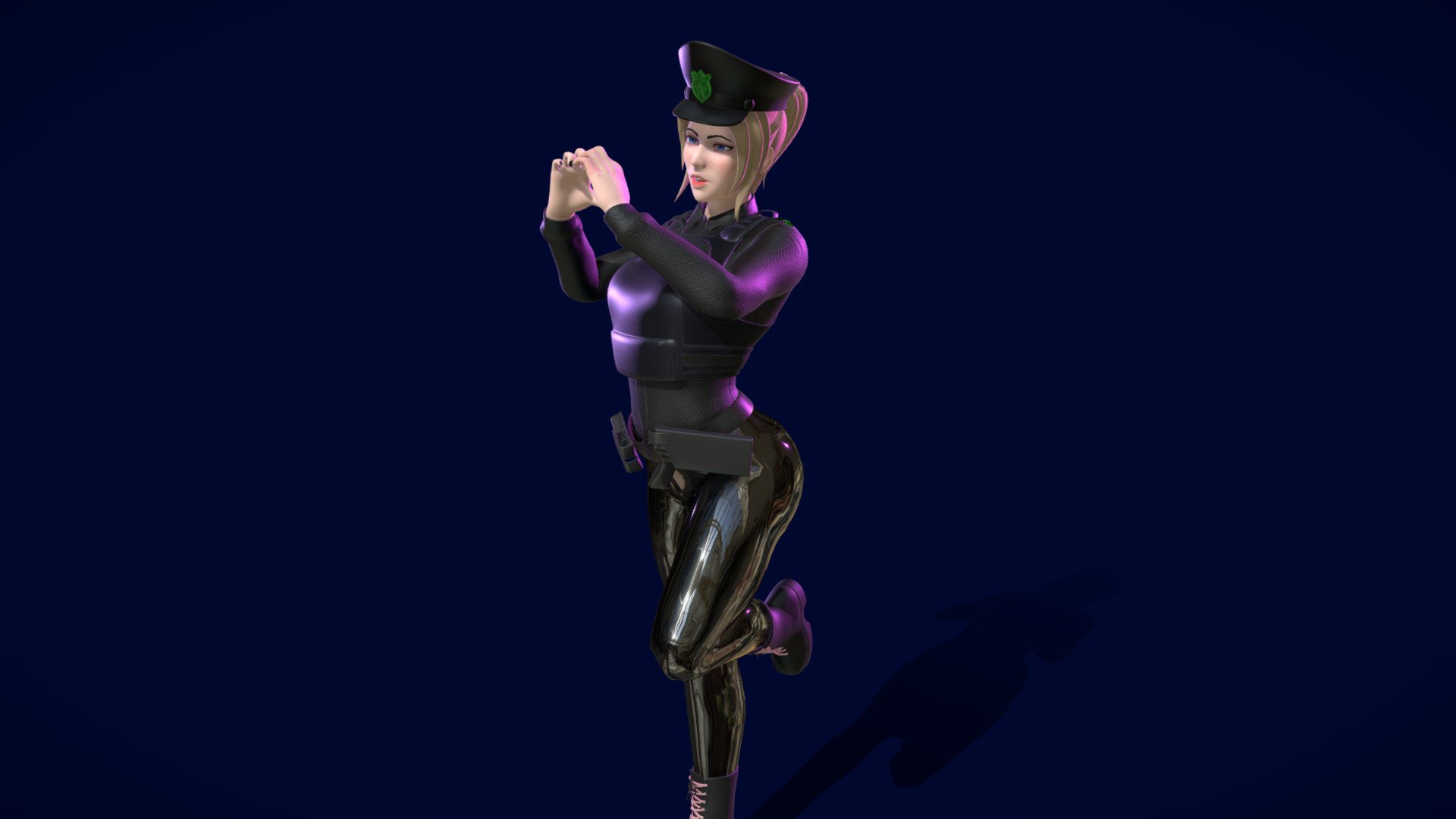 POLICE - Download Free 3D model by Casttelan2 [c38f018] - Sketchfab