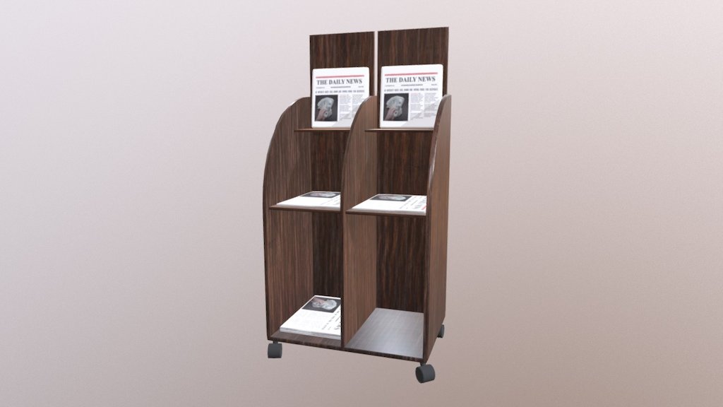 Newspaper Stand - Download Free 3D model by elouisetrewartha ...