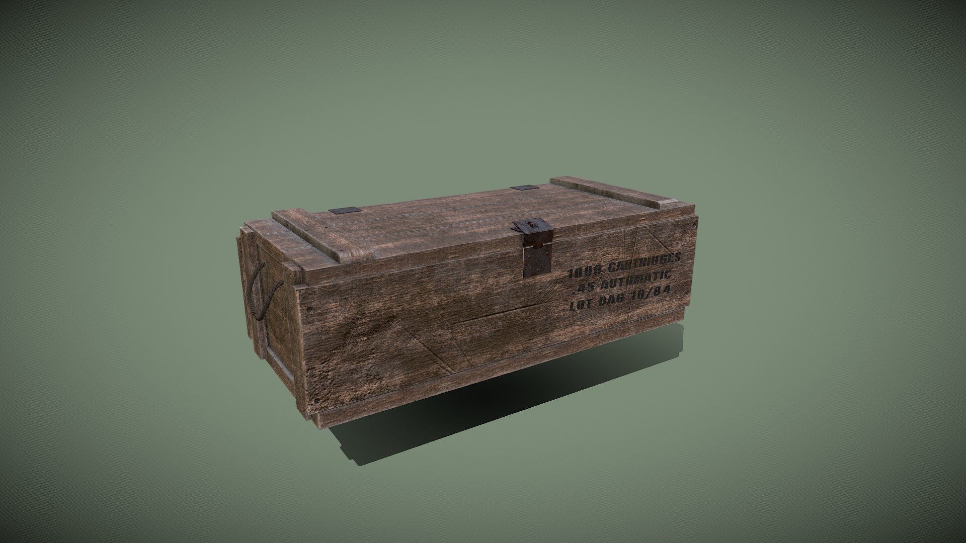 Ammo Crate - 3D model by benhoward29 [c39129e] - Sketchfab