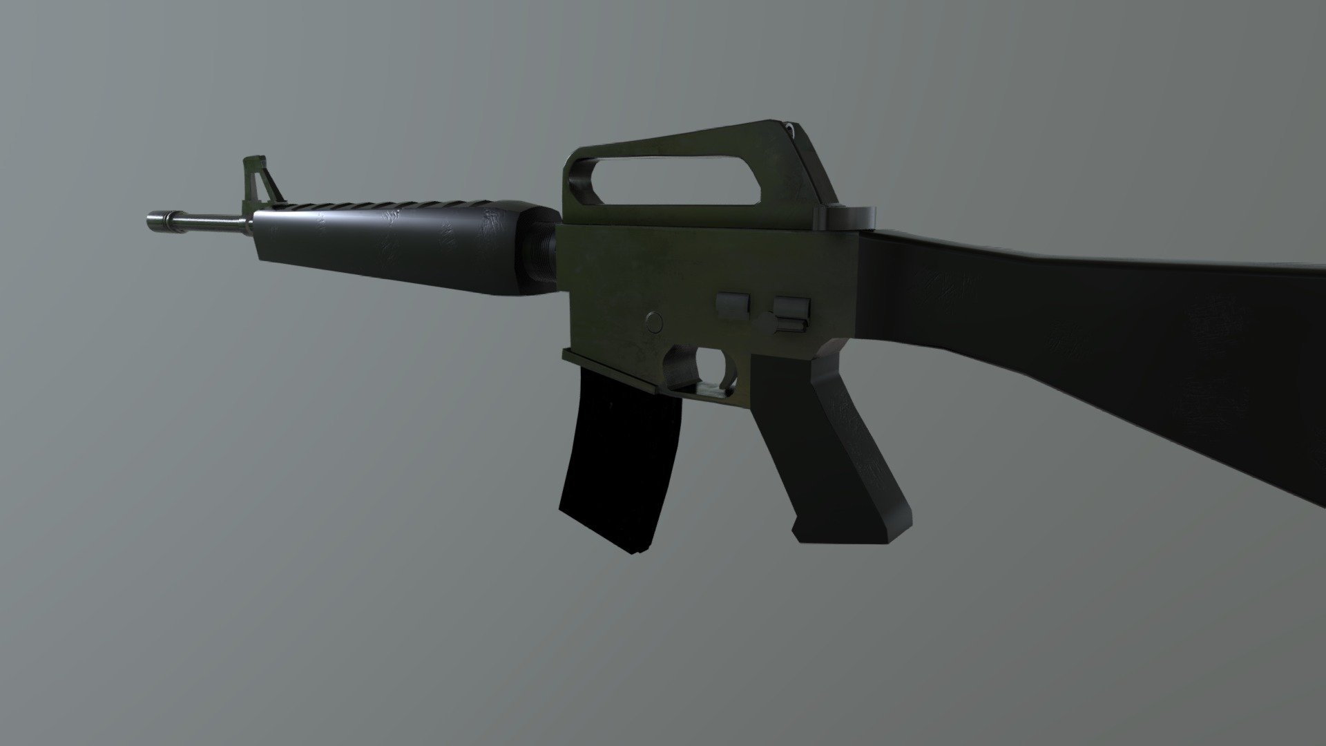 M16 - Download Free 3D model by IronKiller [c393ade] - Sketchfab
