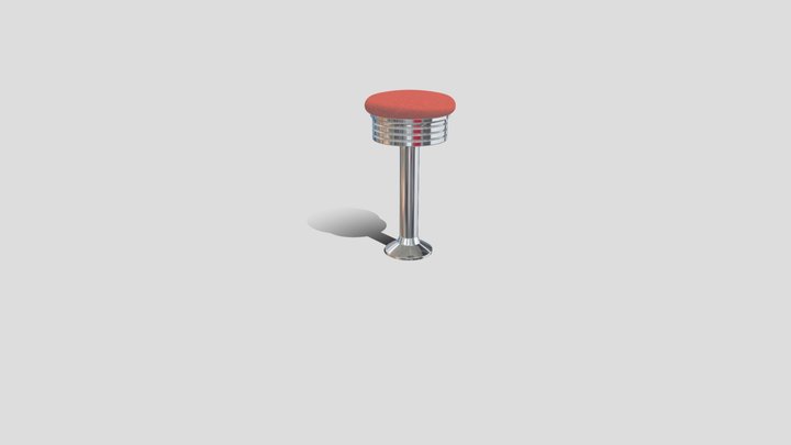 Diner-stool 3D models - Sketchfab