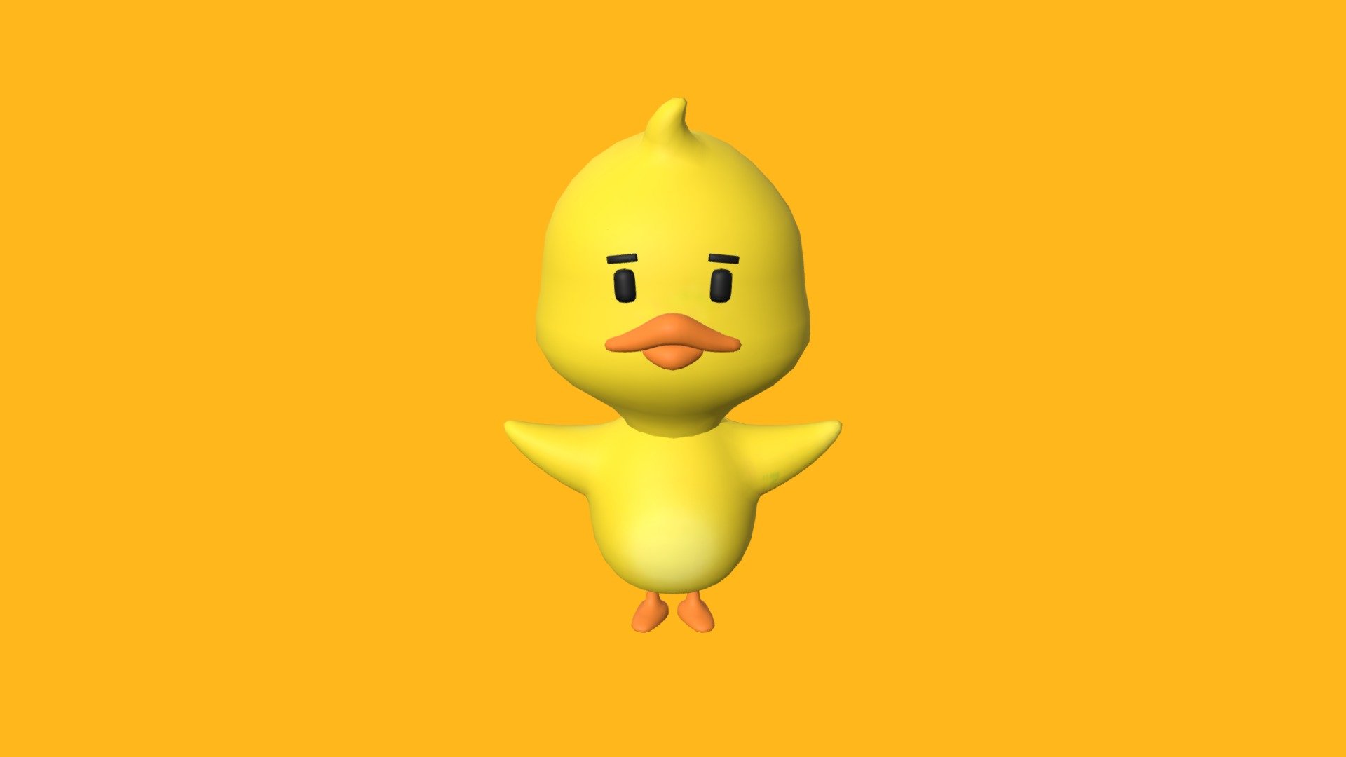 serious duck - 3D model by p0nda (@Xp0nda) [c394cb7] - Sketchfab