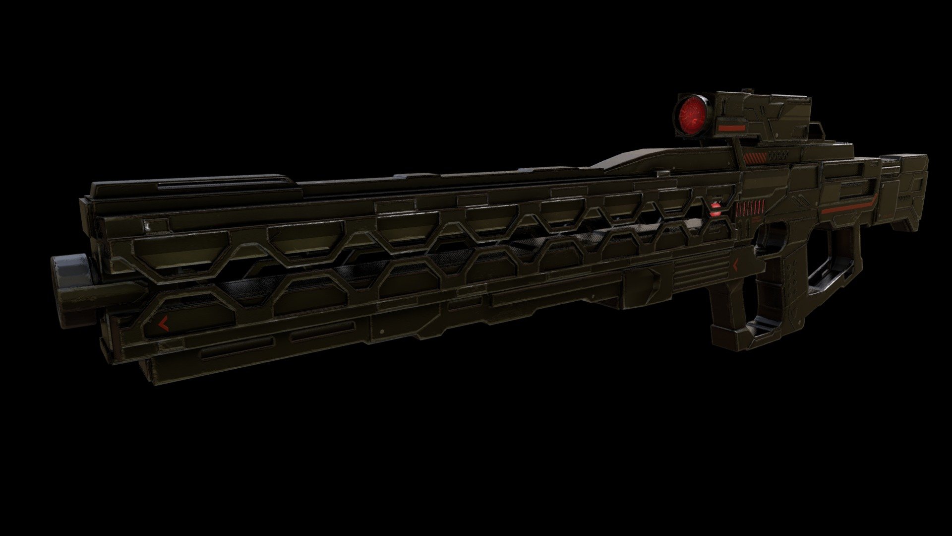 Nexus Rail Gun - Download Free 3D model by Bl4ckGh0st [c3952b3] - Sketchfab