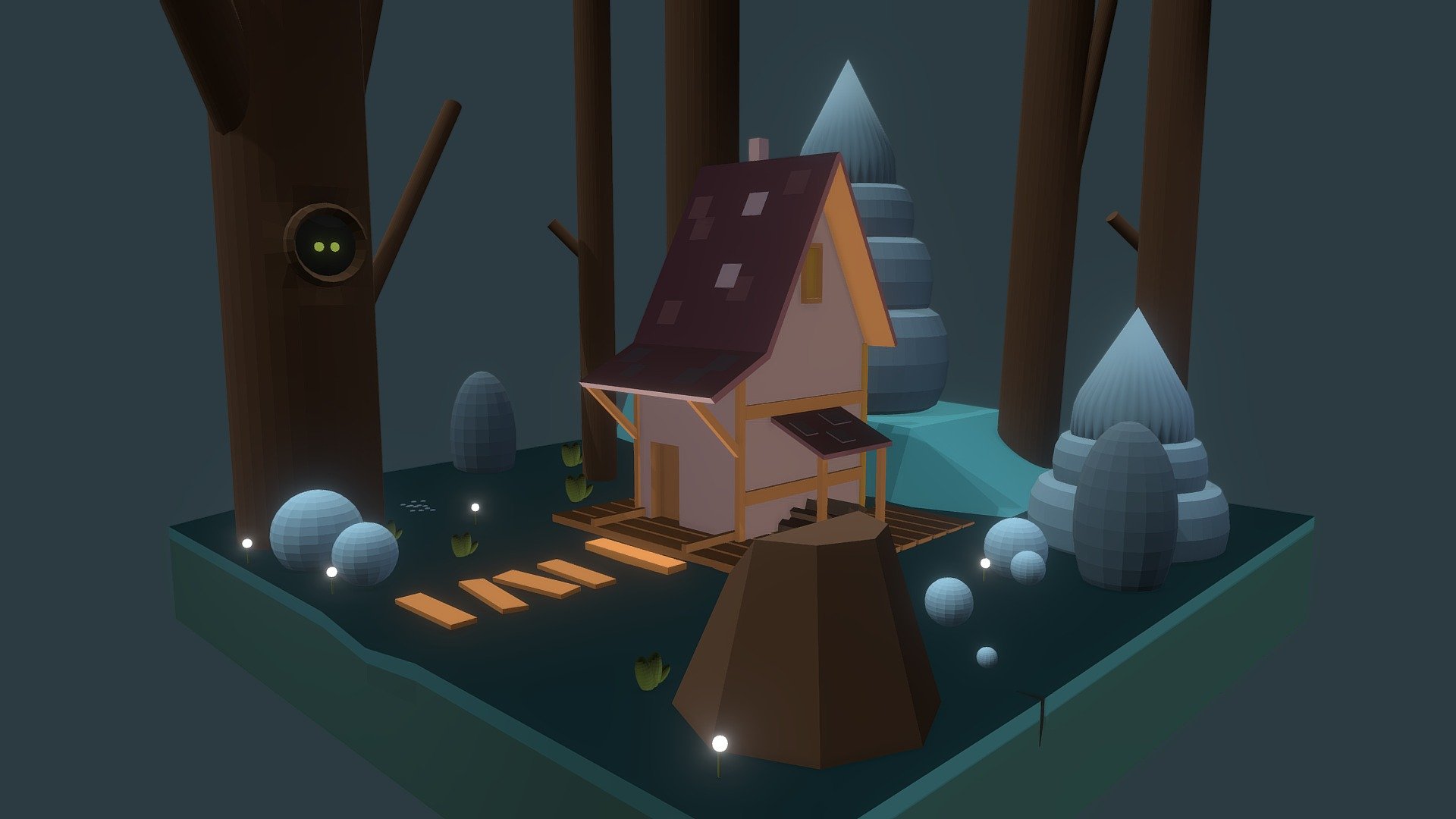 Blocking Forest - Download Free 3D model by Artimidis [c3956bf] - Sketchfab