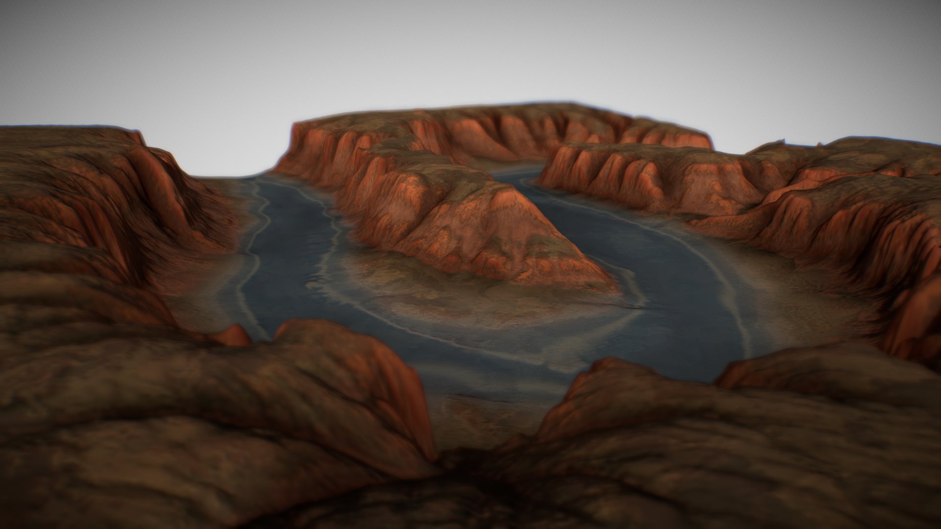 Canyon Landscape - Download Free 3D model by Šimon Ustal (@simonustal ...