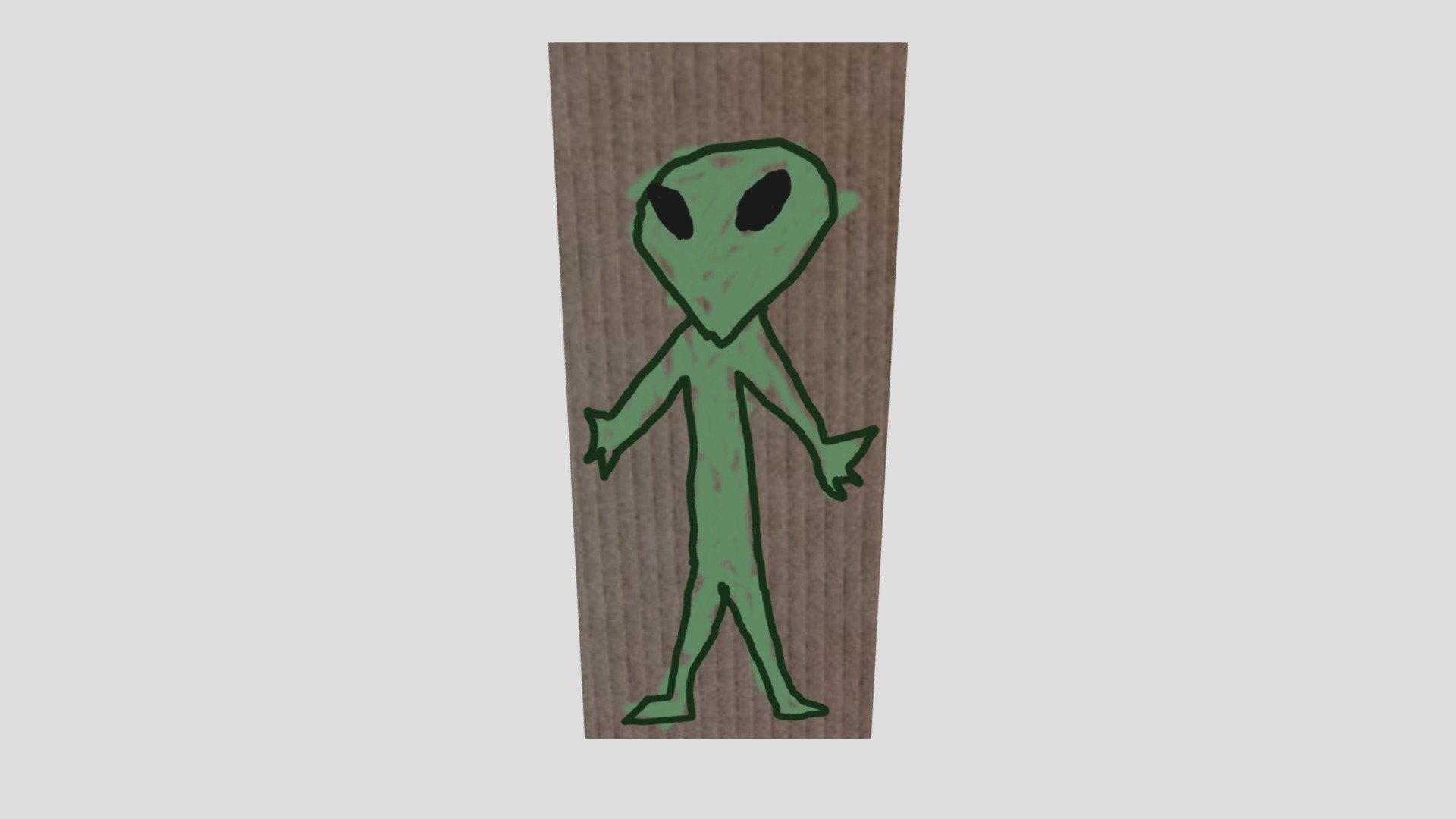 Cardboard Alien - Download Free 3D model by Robin J (@ScoobSter ...