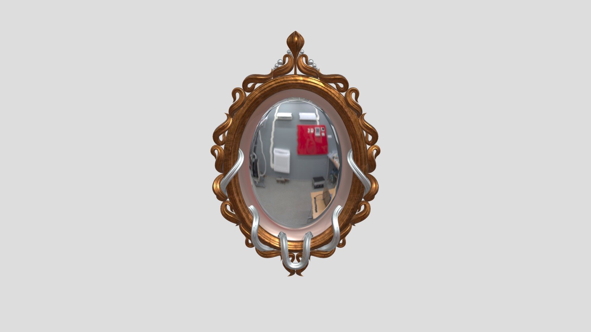 Ornamental Mirror (Blender archive) - 3D model by freela3d_marcos ...