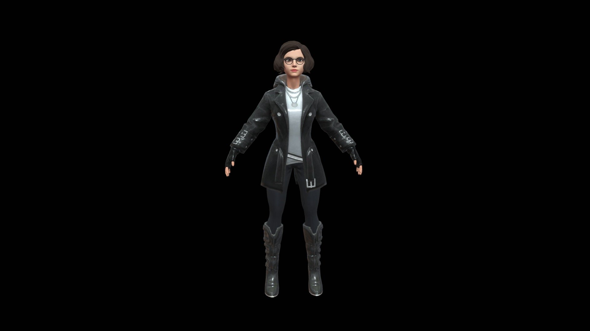 character girl #18 (FBX) - Download Free 3D model by BELAZ (@asset_for ...
