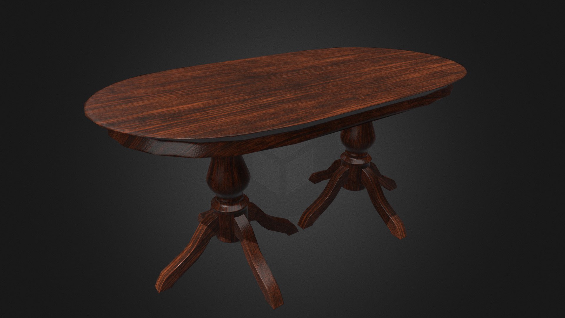Antique Table - 3D model by ViktorKom [c39b876] - Sketchfab