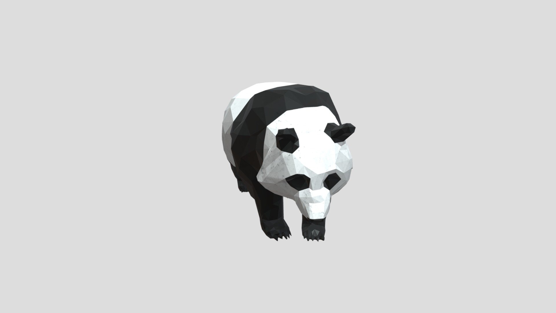 Panda - Low Poly - Download Free 3D model by soufiane oujihi ...