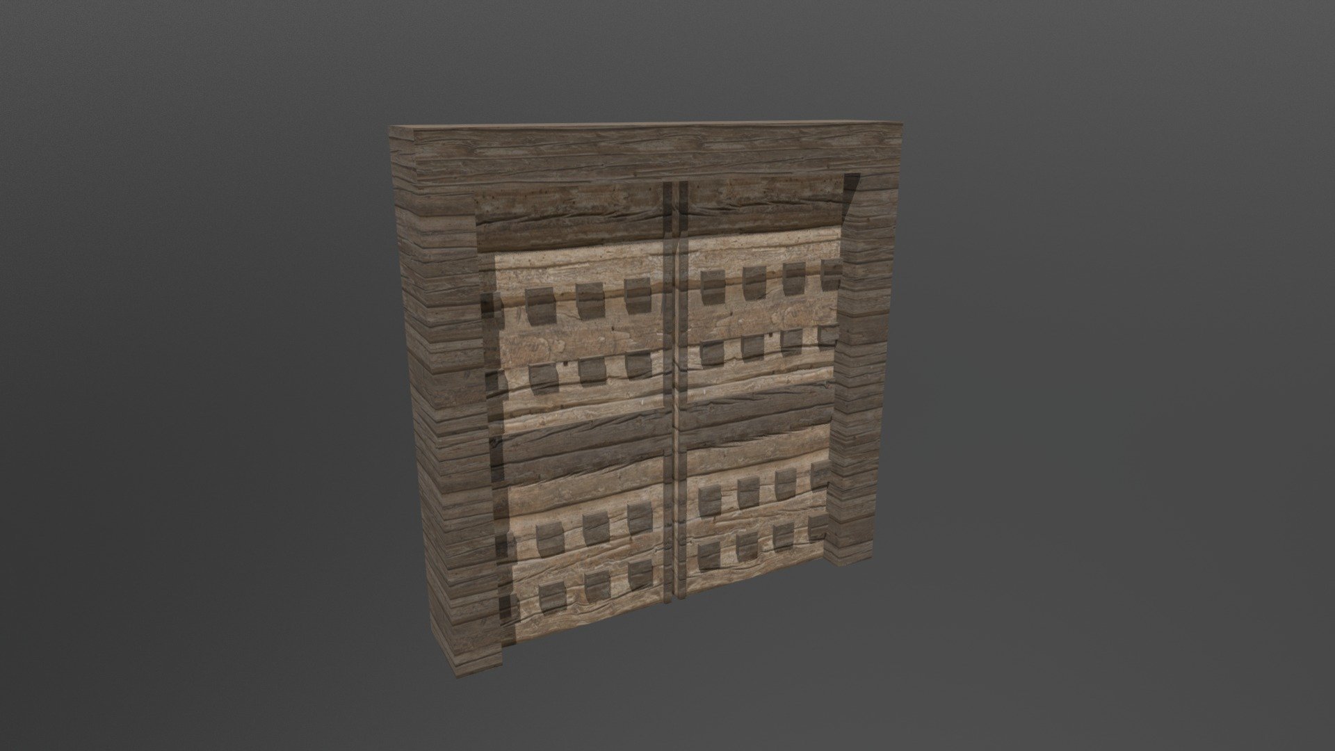 Gate Wood - Download Free 3D model by Juliën van Beek (@Julien_van_Beek ...