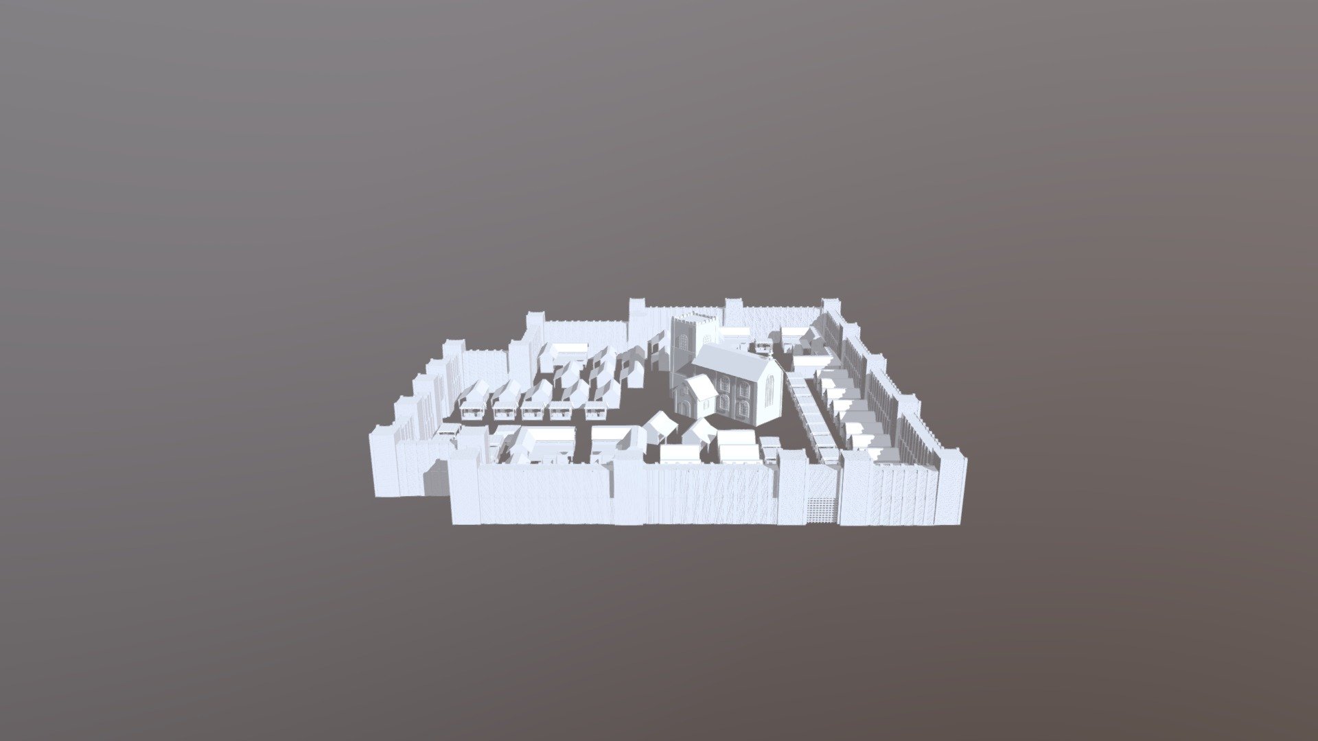 Medieval Fortress - 3D model by w23724807 [c39f553] - Sketchfab