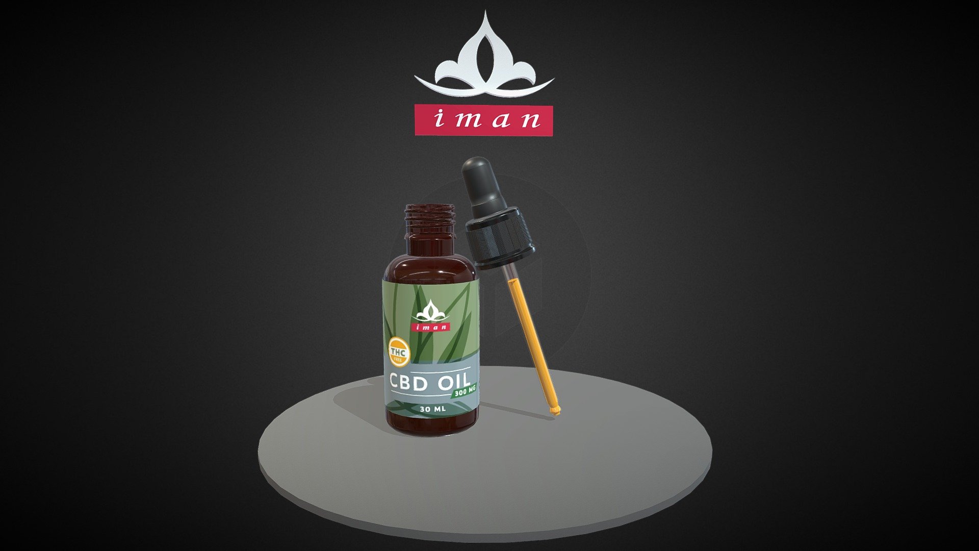 Iman Product - CBD Oil - Download Free 3D model by M Salman ...