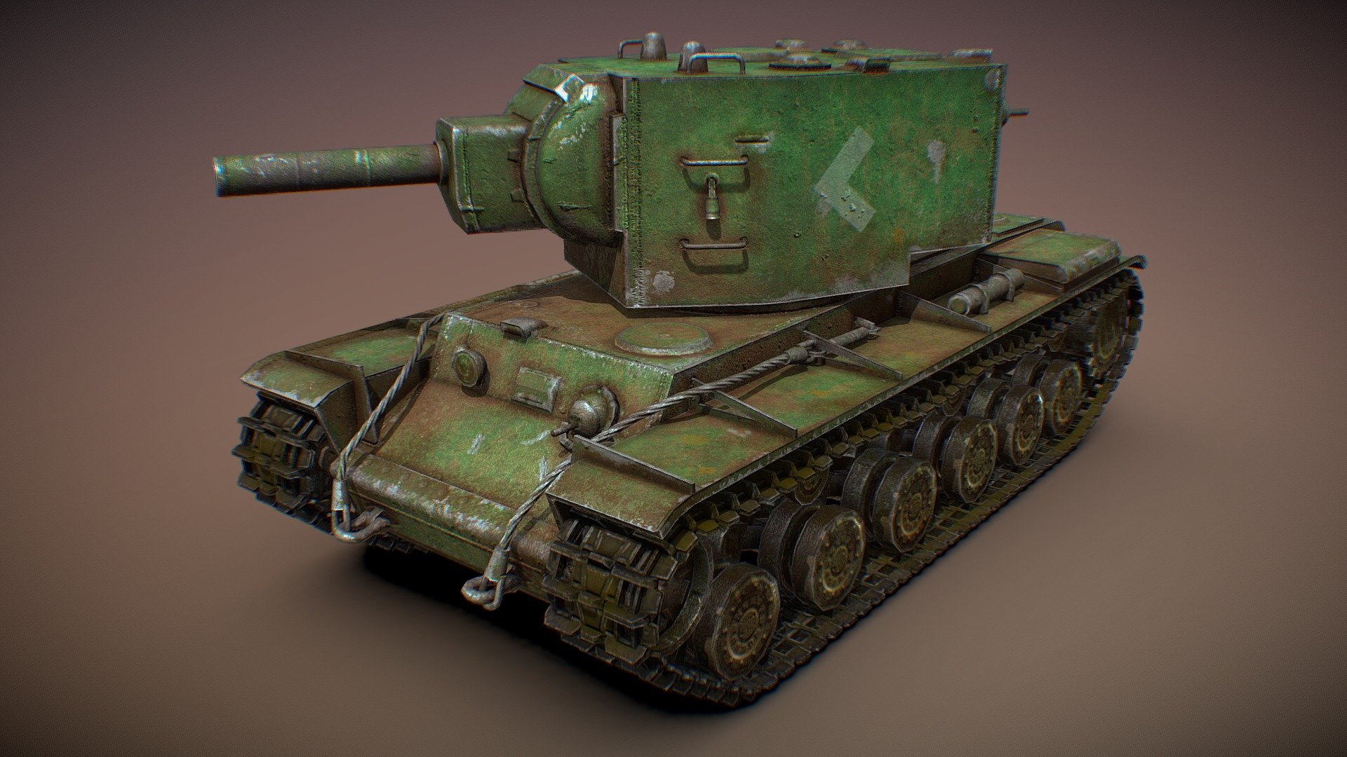KV-2 HEAVY TANK_ - 3D model by rain3dtw [c3a0100] - Sketchfab
