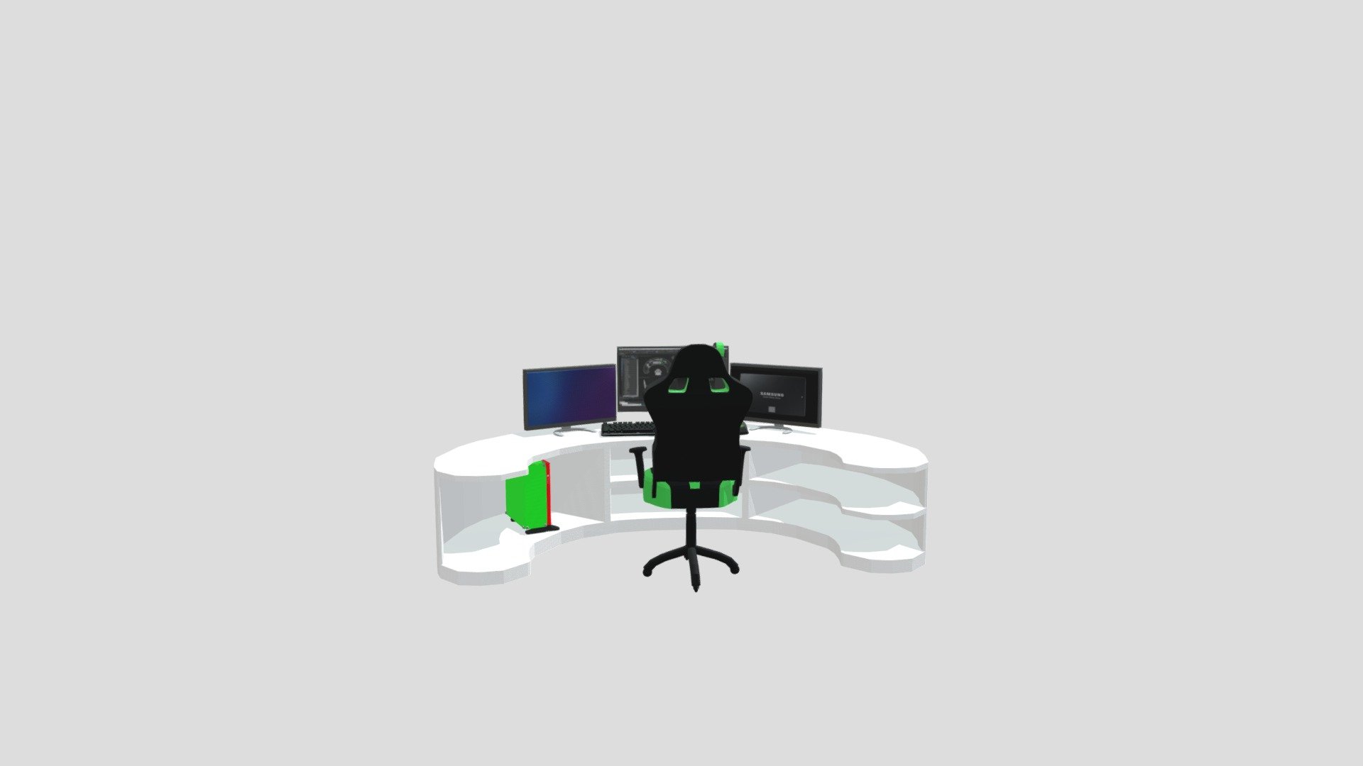 gaming setup - Download Free 3D model by robinsonsteven419 [c3a1fe3 ...