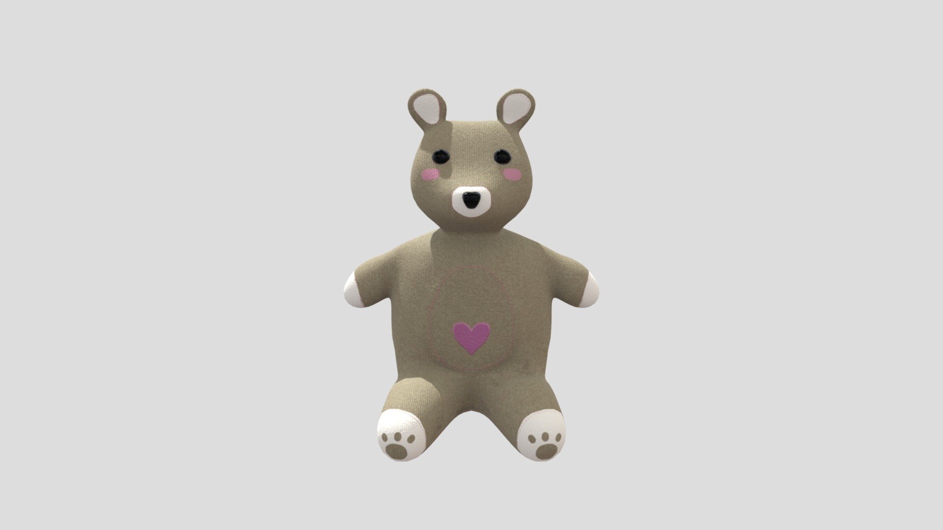 Teddy Bear Texturing - 3D model by mmmk04 [c3a4860] - Sketchfab