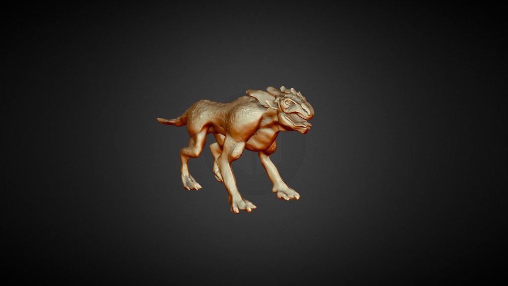 Dog creature 1 - 3D model by Constantin Iosef (@constantin.iosef ...