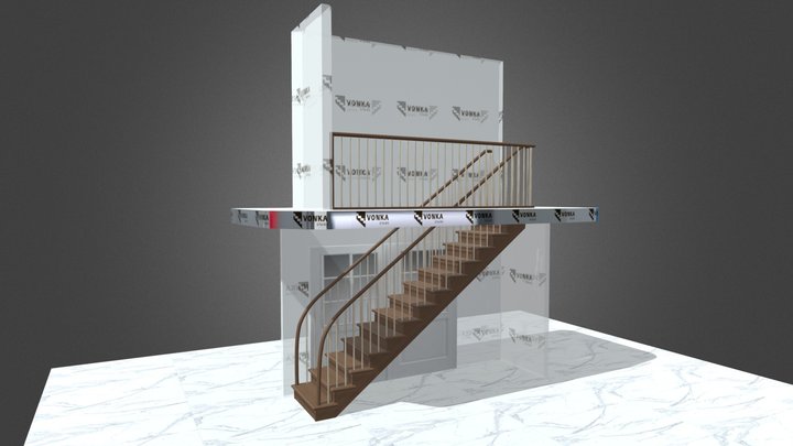 Staircase 3D models - Sketchfab