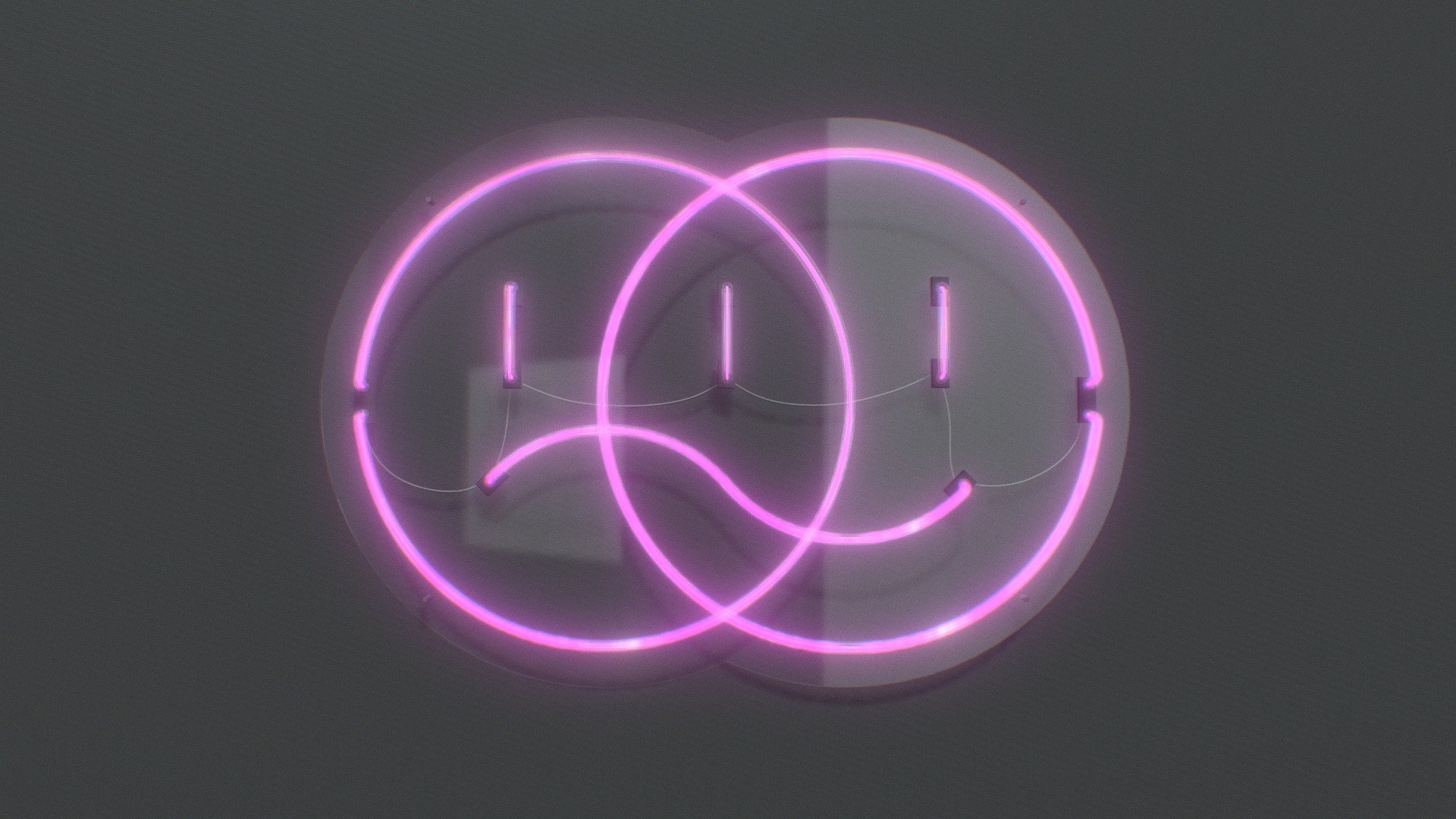 Sad Happy Faces - Neon Sign - Buy Royalty Free 3D model by NEONPLEX ...