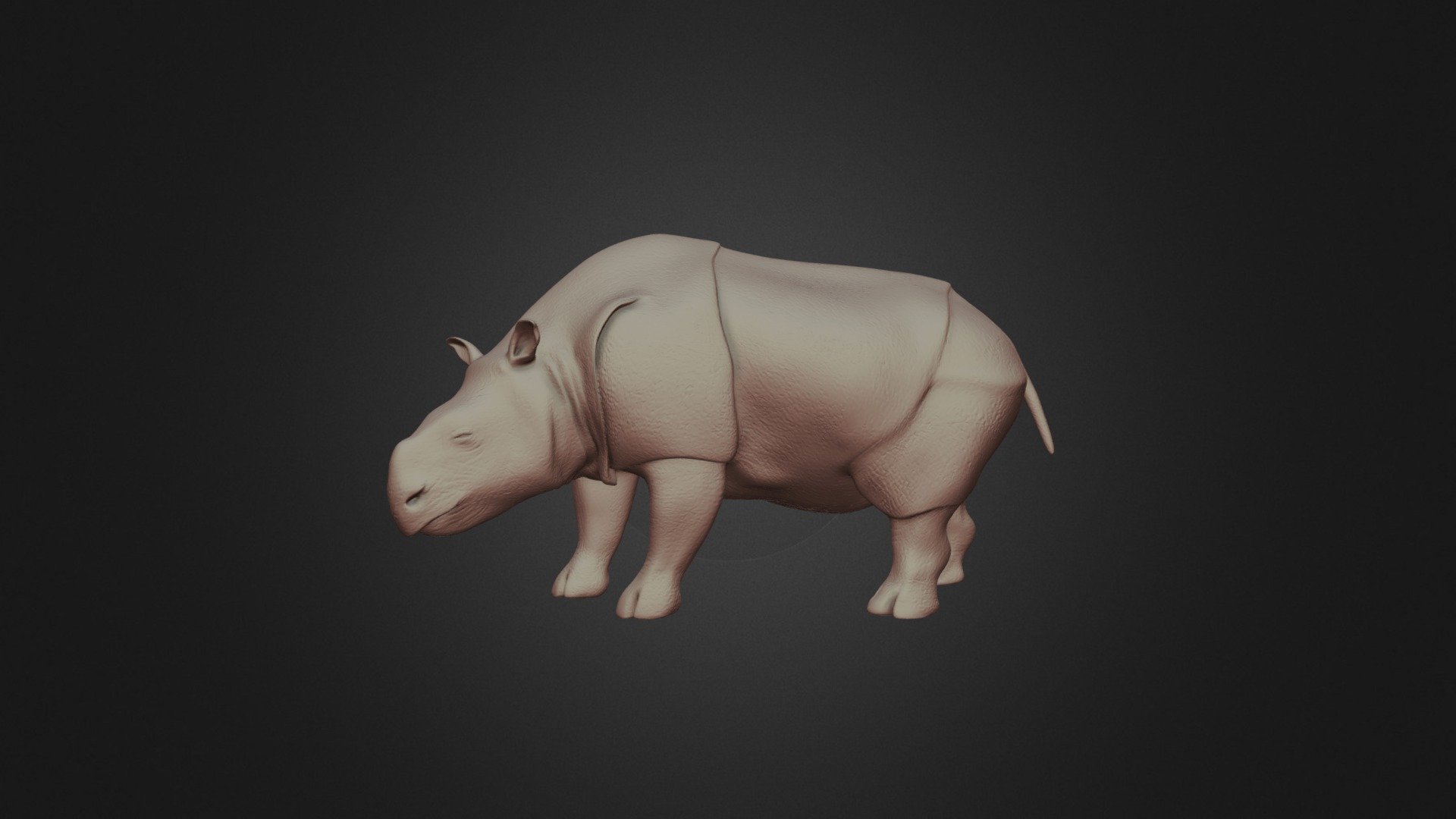 Teleoceras aepysoma for 3D printing - 3D model by bushellart [c3a6c3f ...