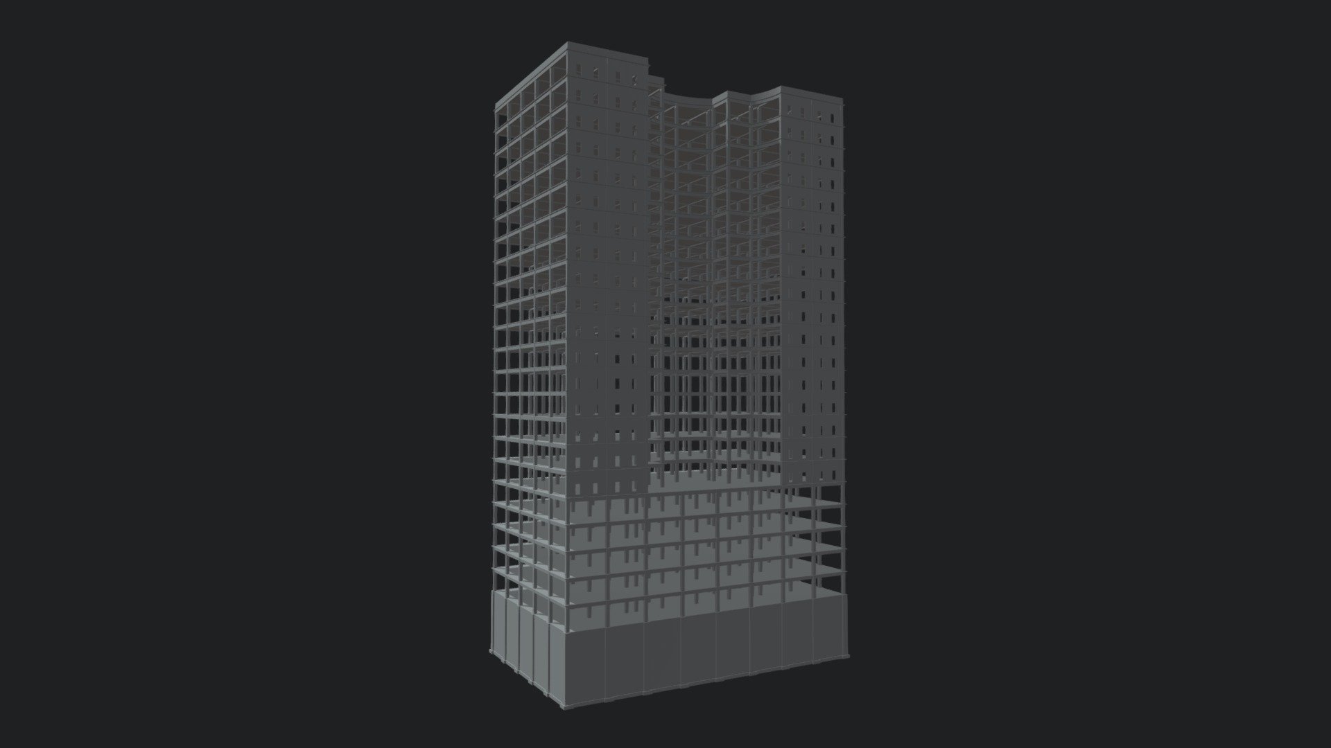 Structural Framework \ SF004 - 3D model by Amir Baloch (@amirbaloch) [c3a94de] - Sketchfab