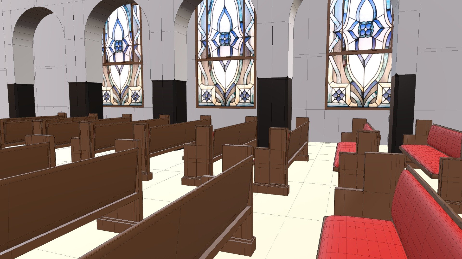 Church Scene - 3D model by Newdawn4 [c3a99f2] - Sketchfab