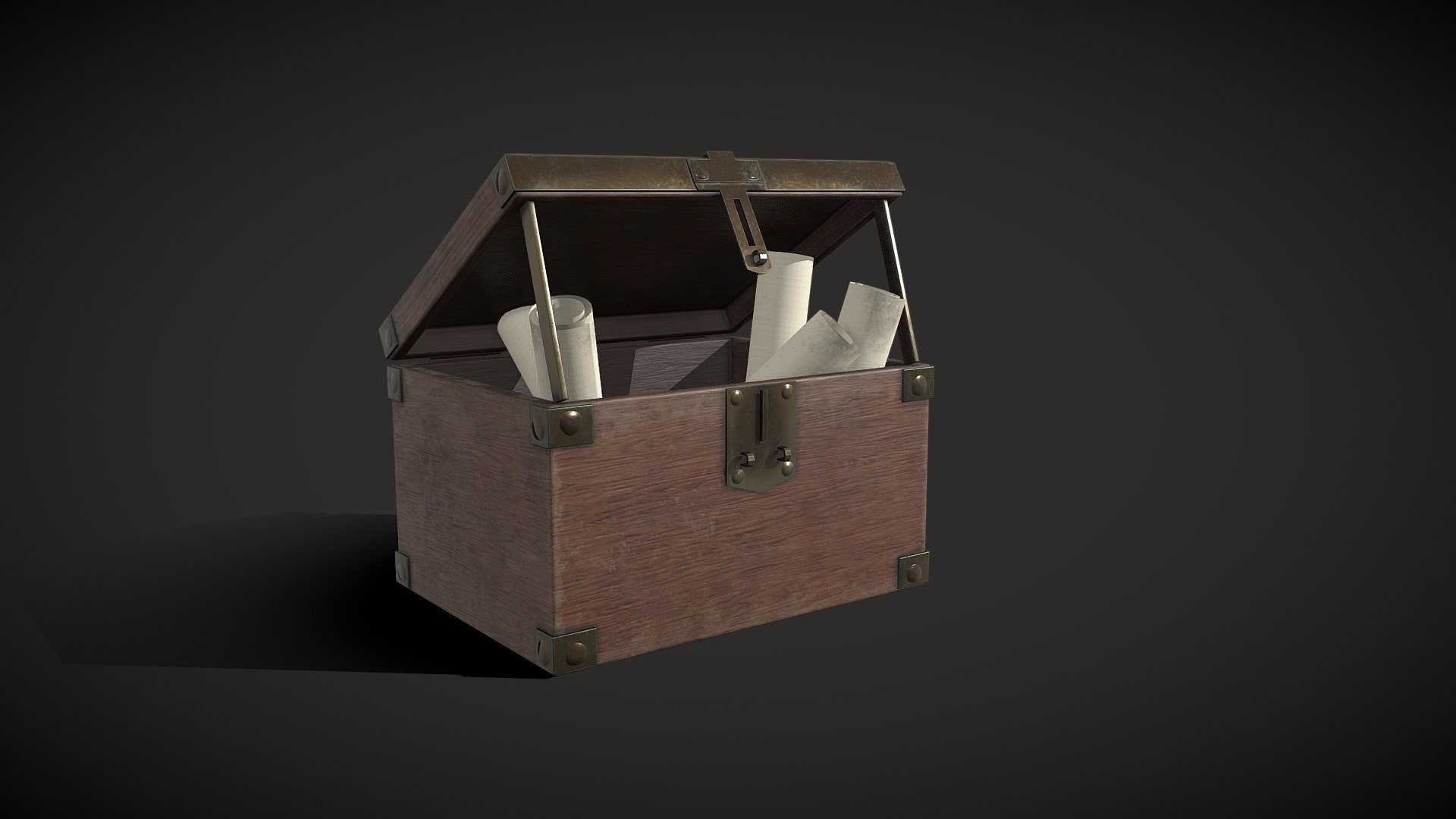 Roman Chest - Buy Royalty Free 3D model by XYZ 3Dassets (@XYZ3Dassets ...