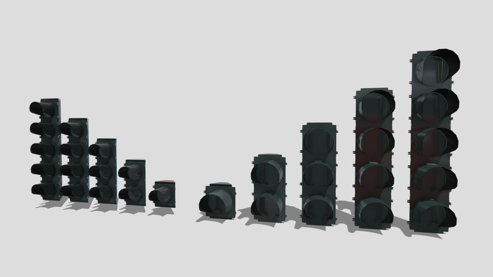 Solatek Taiwanese Traffic Signal set - Download Free 3D model by ...