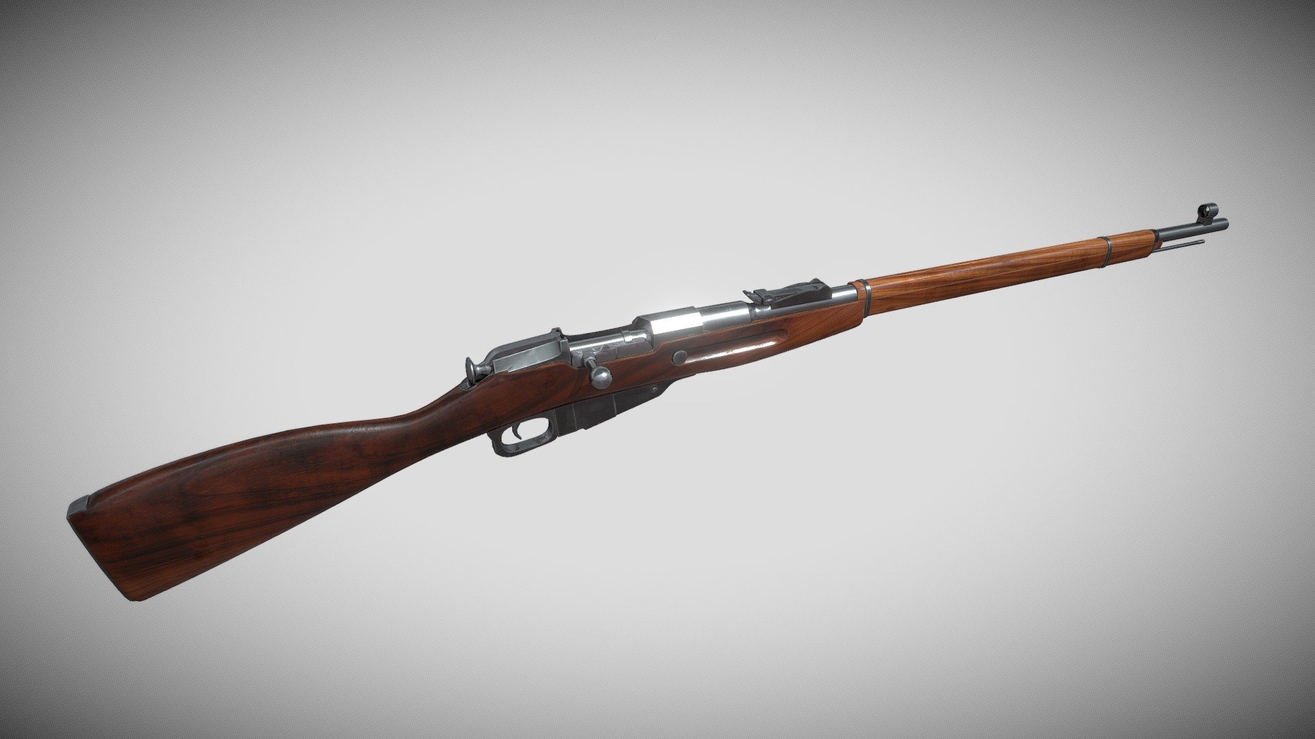 Mosin Nagant - 3D model by yon4z [c3adaf1] - Sketchfab