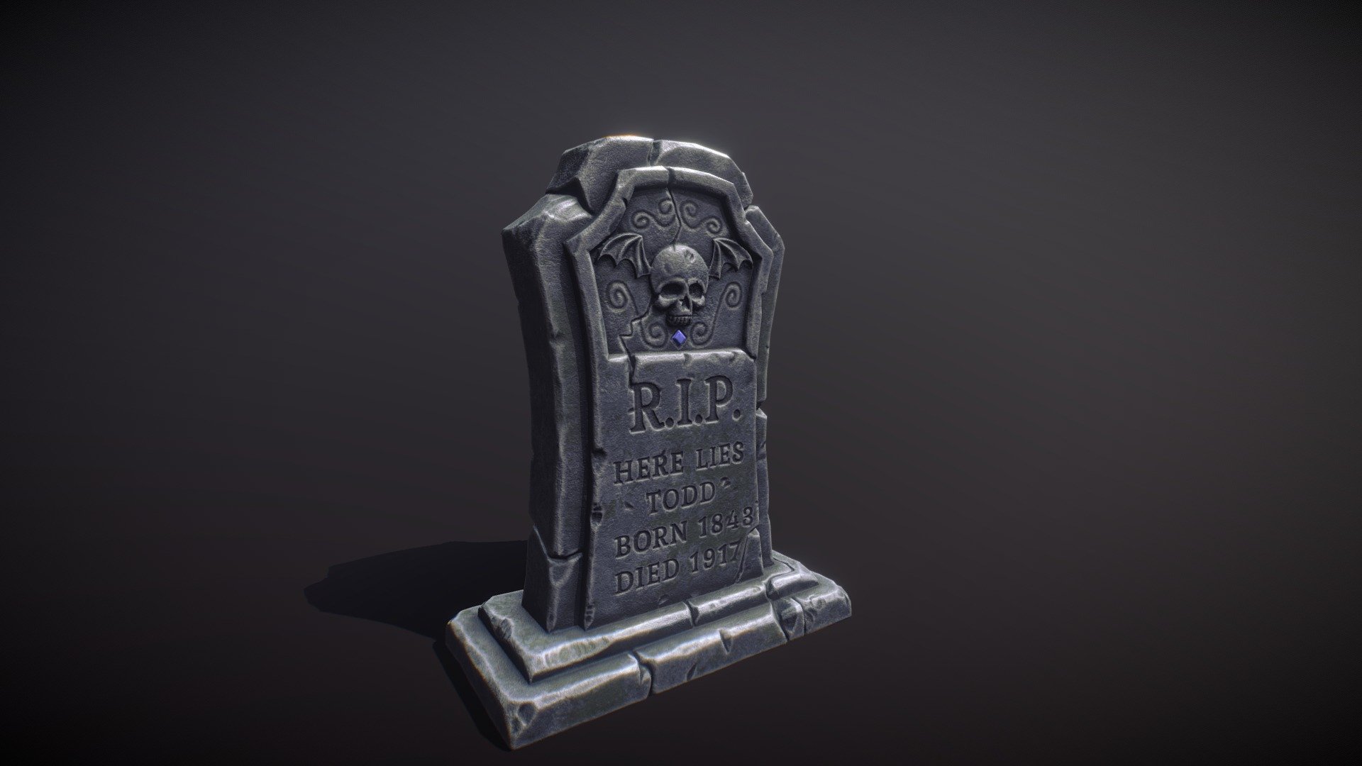 GraveStone - 3D model by ChakalovAV [c3aef33] - Sketchfab