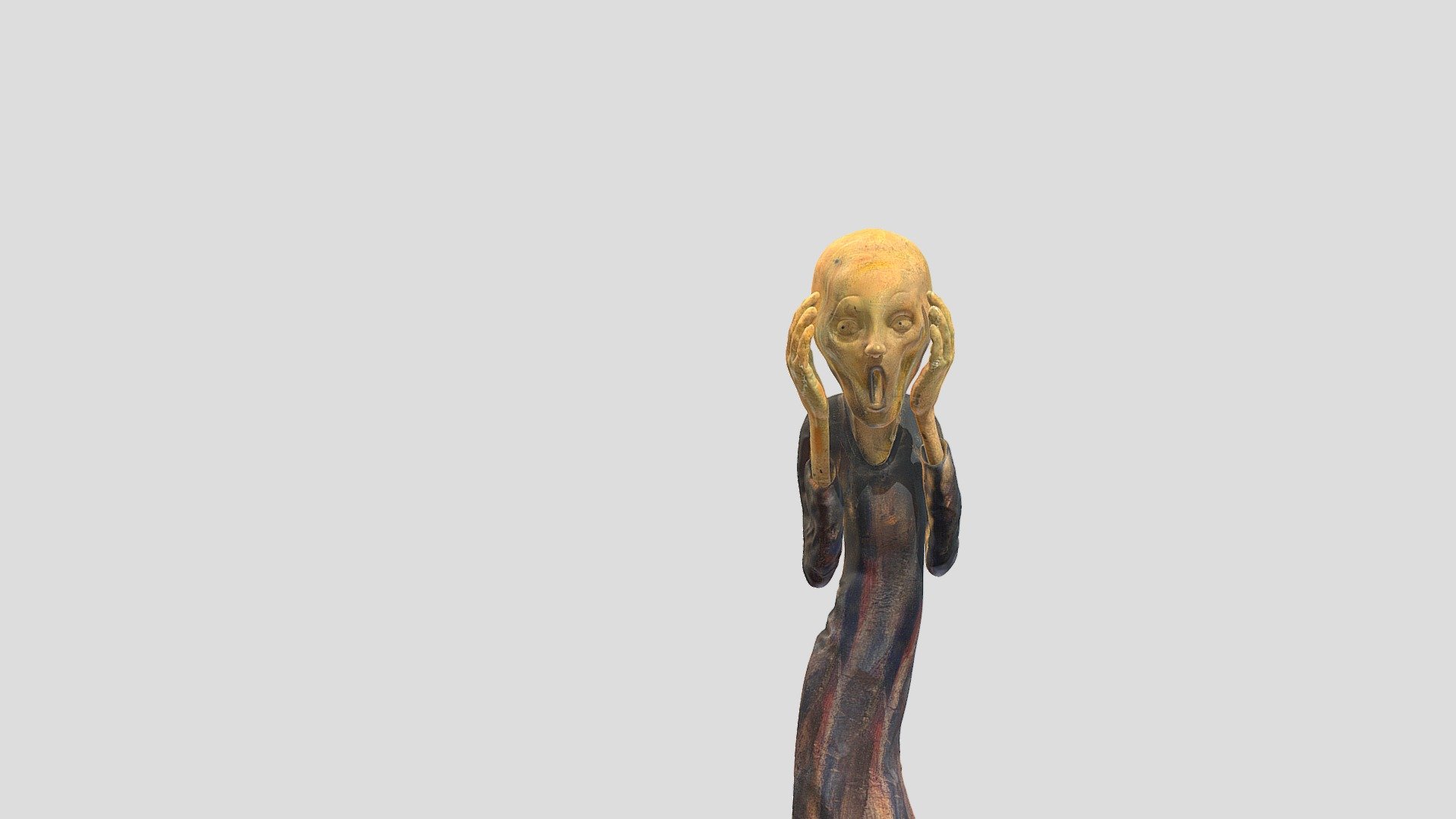 Munch, The Scream - 3D model by zo_ba [c3b0095] - Sketchfab
