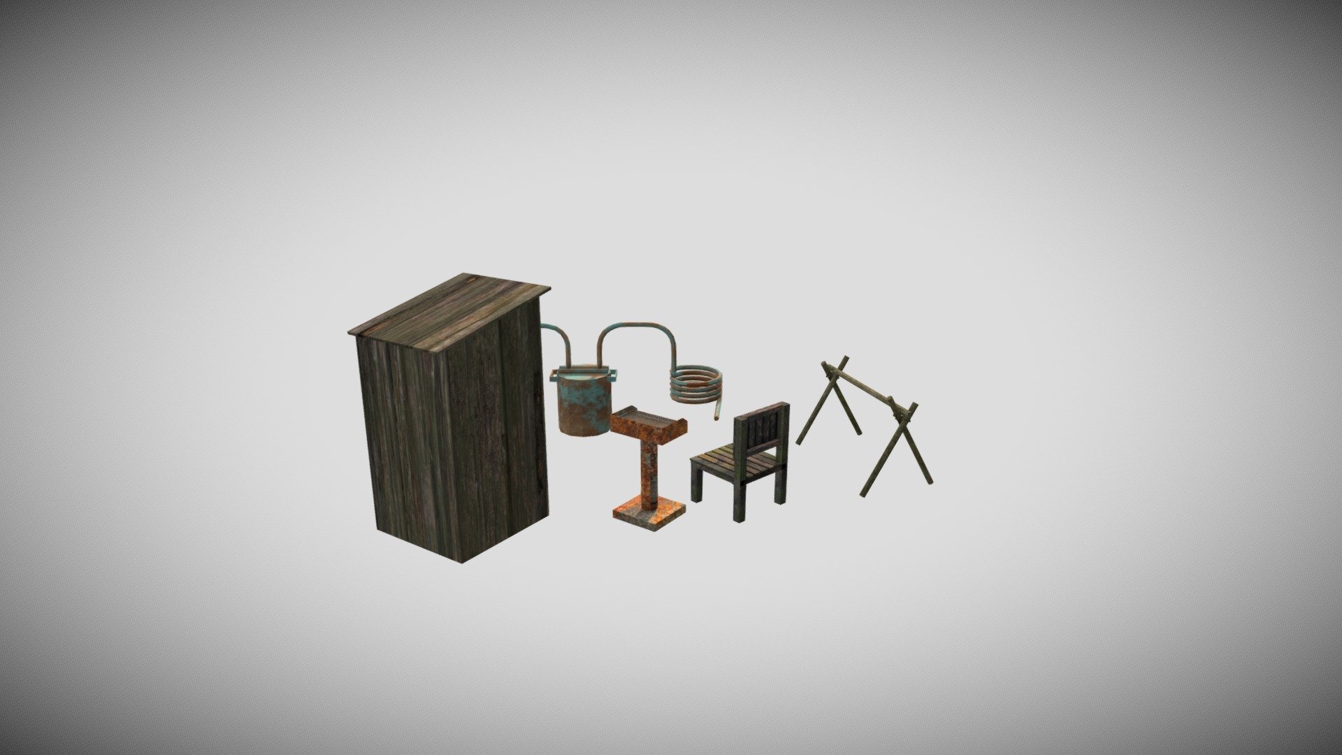 5 props assignment - 3D model by SybrenAndries [c3b2de1] - Sketchfab