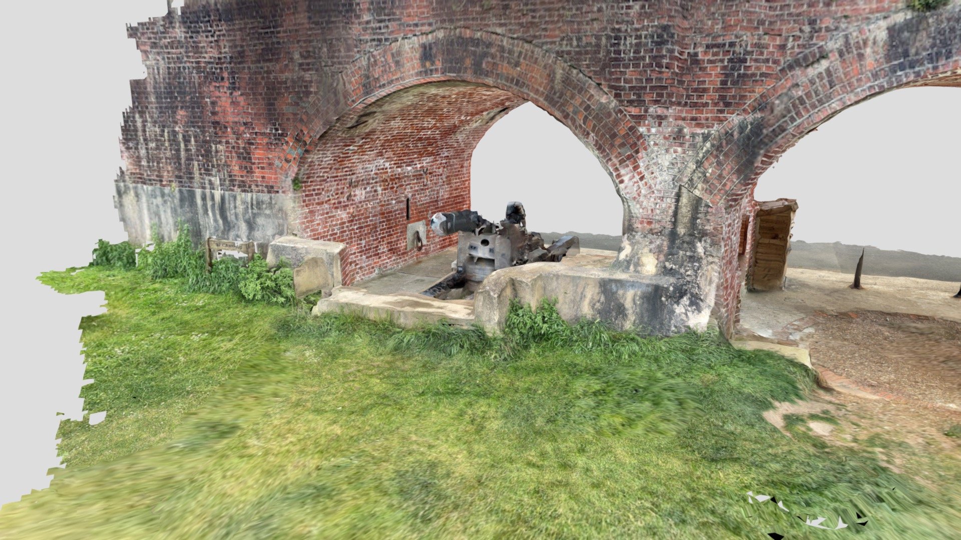 Fort Victoria gun casemate - Download Free 3D model by chughes42 ...