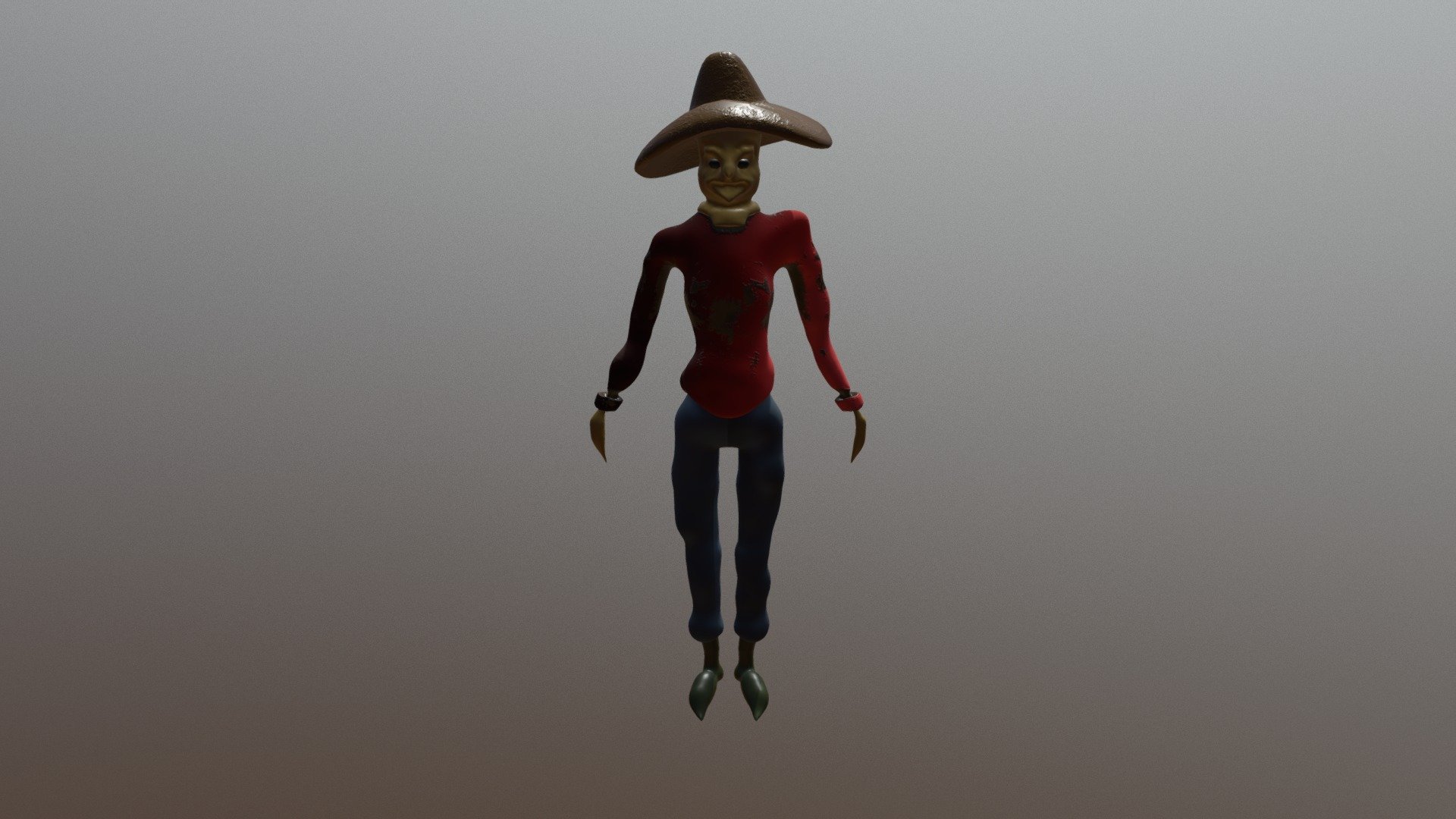 Scarecrow Texture - 3D model by mitch.diamond [c3b442f] - Sketchfab