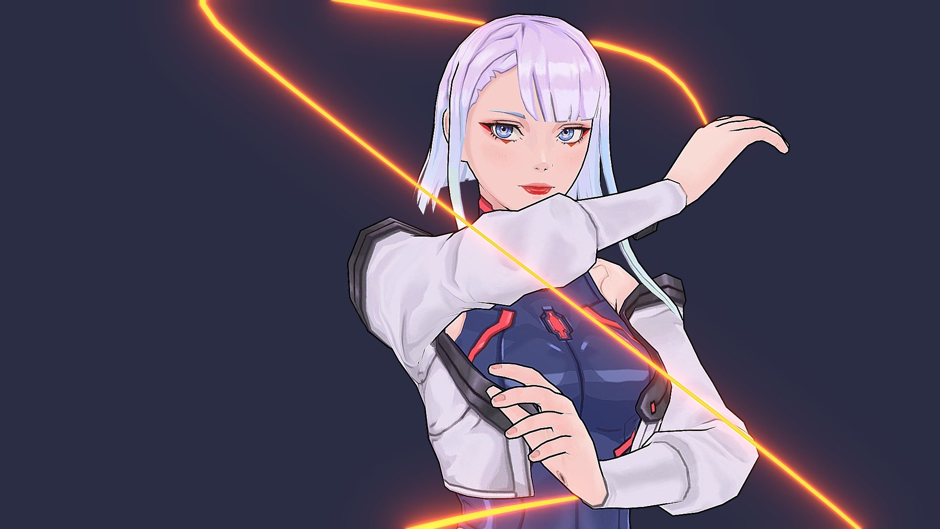 Cyberpunk Edge runner _ Lucy - 3D model by junhyung (@junhyung012319 ...