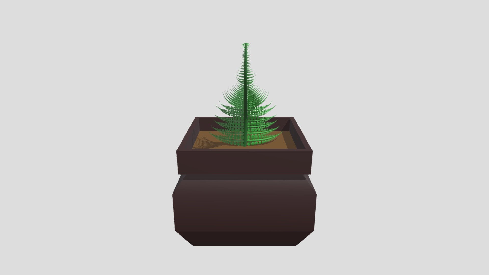 PottedFern - 3D model by Jpenros [c3b528b] - Sketchfab