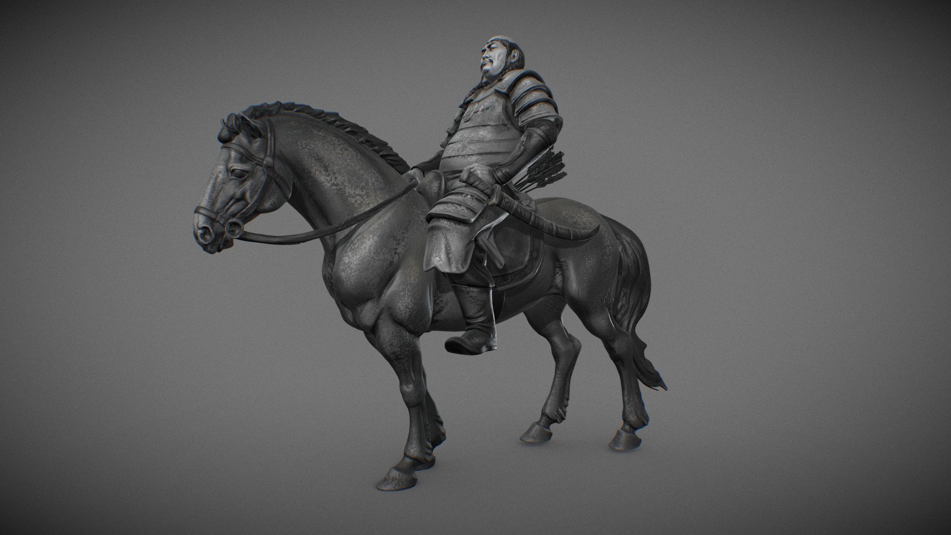 Warrior of the Great Steppe - Buy Royalty Free 3D model by BreathTime ...