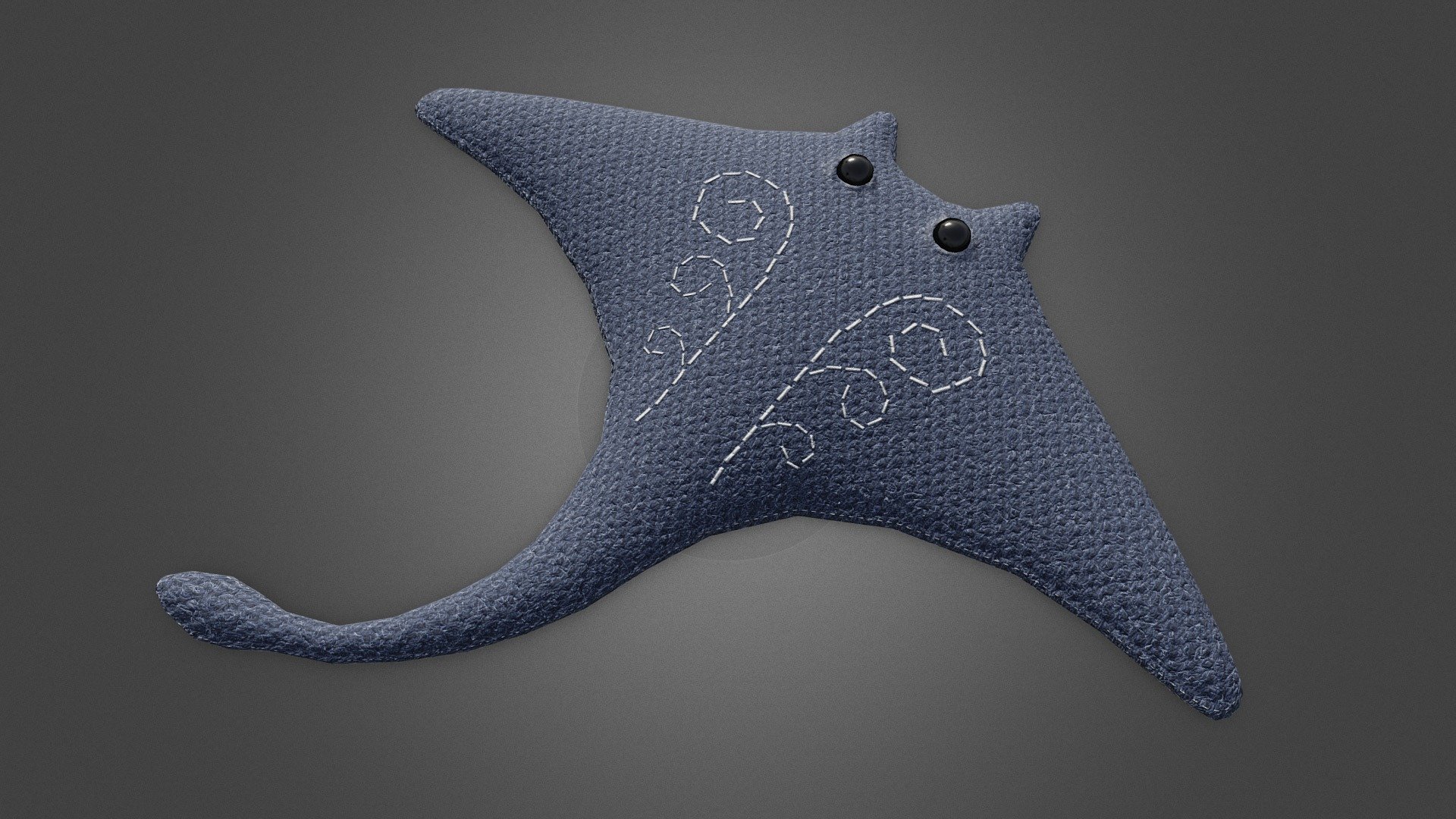 Manta Ray Plush Toy - Buy Royalty Free 3D model by Vanessa Araújo ...