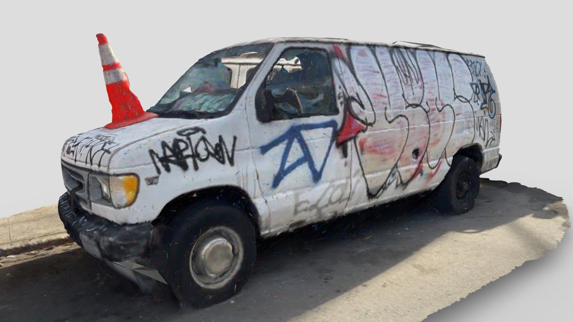 NYC Van Graffiti 2024 - Download Free 3D model by Graffiti ...