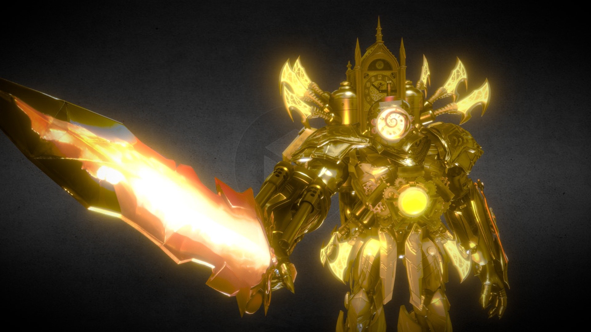 Astral Sword Titan Clockman 2.0 (Dom Studio) - Download Free 3D model by SinisterClock (@multi ...