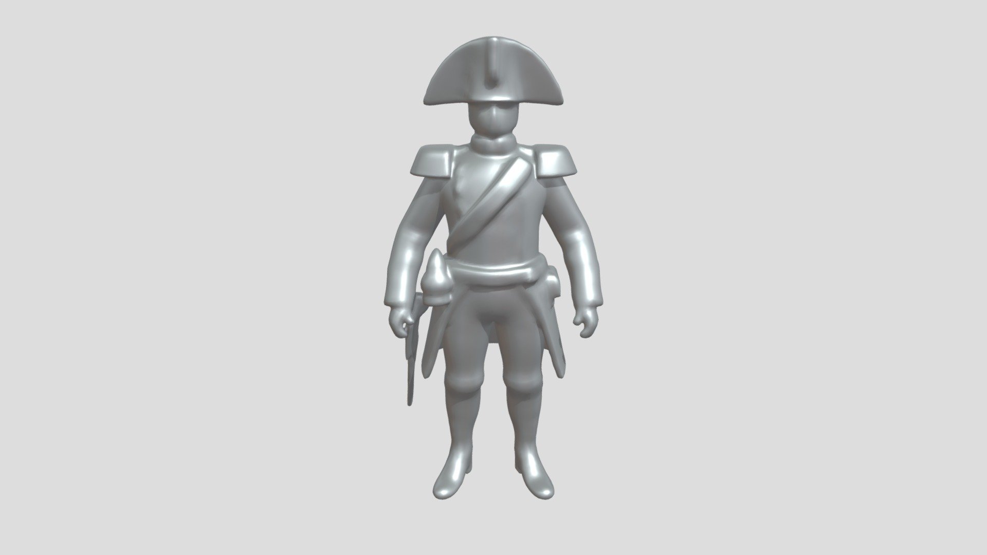 Napoleonic soldier figurine - 3D model by andrejuha [c3bc785] - Sketchfab