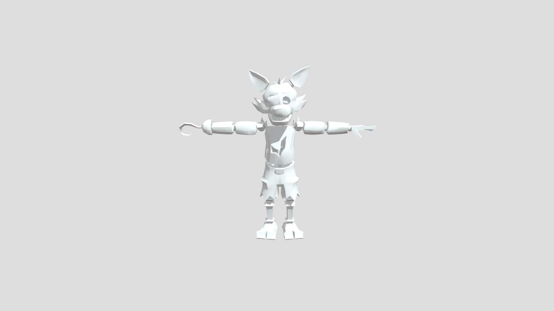 Retro Foxy - Download Free 3D model by AngelGamer1411 [c3bd6bc] - Sketchfab