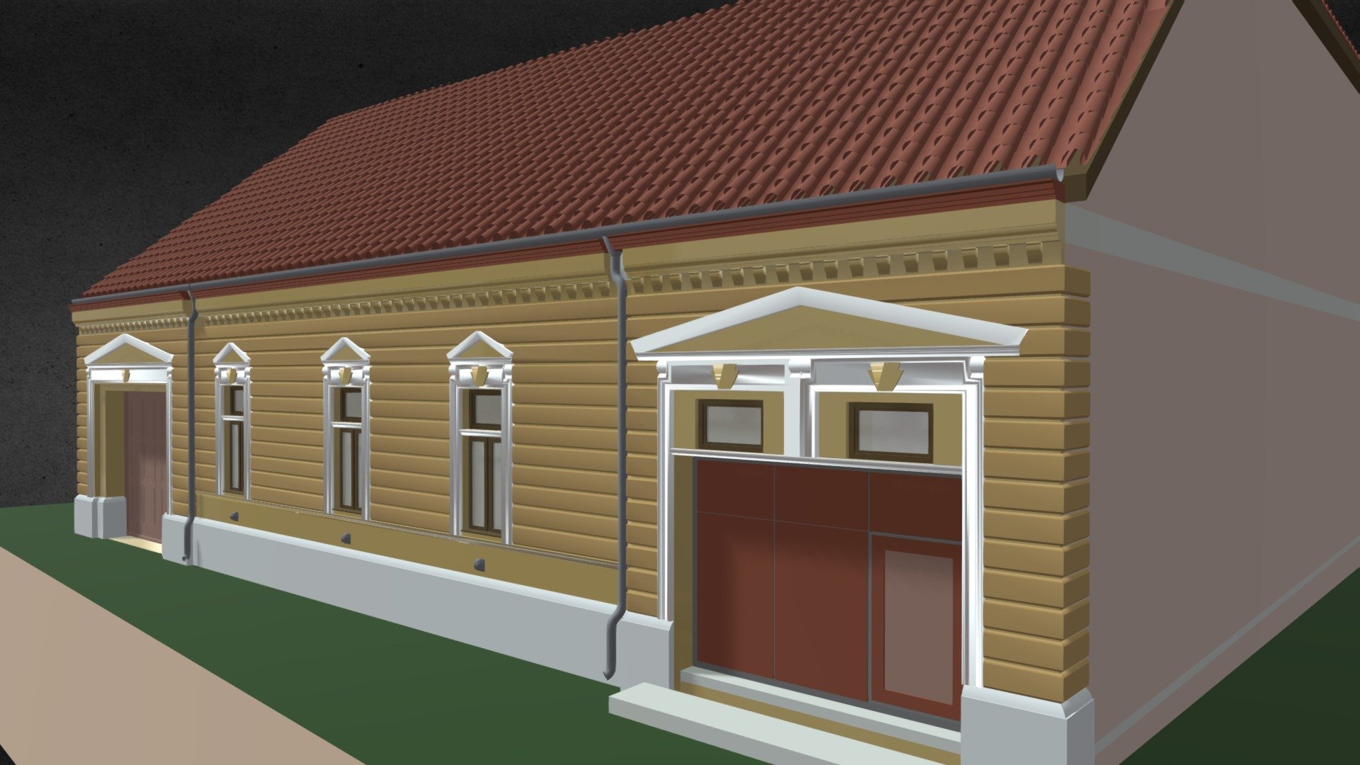 Classical facade - 3D model by DR-BIM-Design [c3bdc0e] - Sketchfab