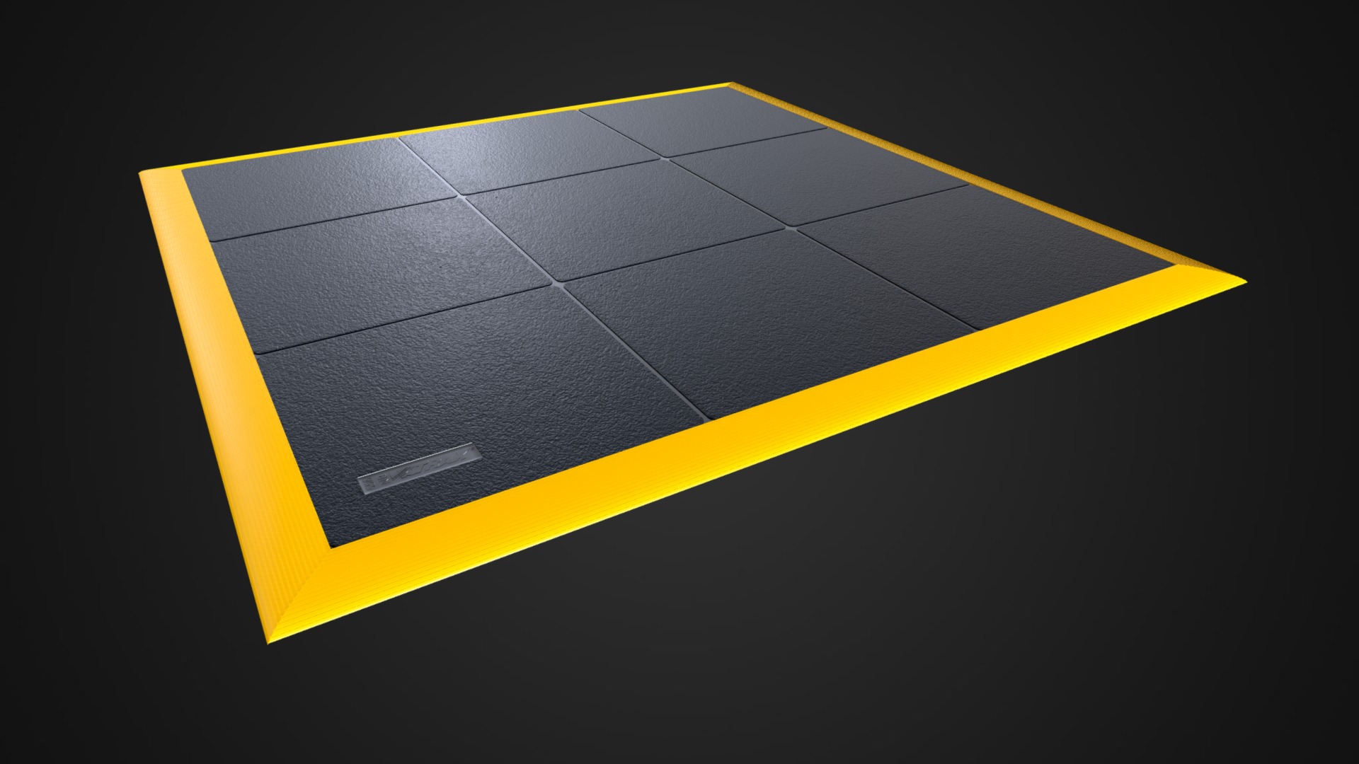 558-BL Cushion Ease Solid™ ESD Black - 3D model by justrite [c3be1ba ...