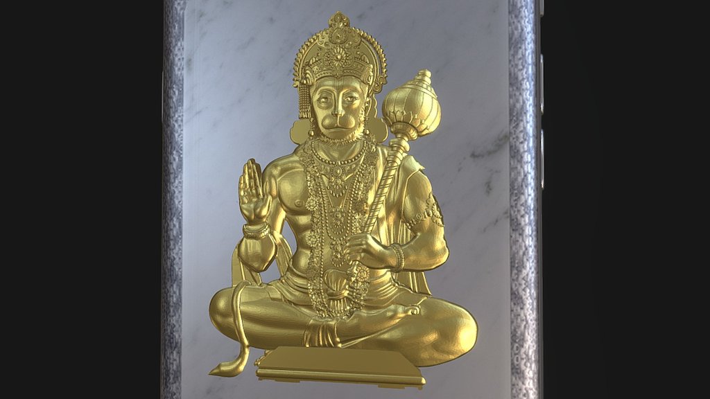 I7 Lord Hanuman - 3D model by Hadoro Paris (@dasistnikita) [c3be539 ...