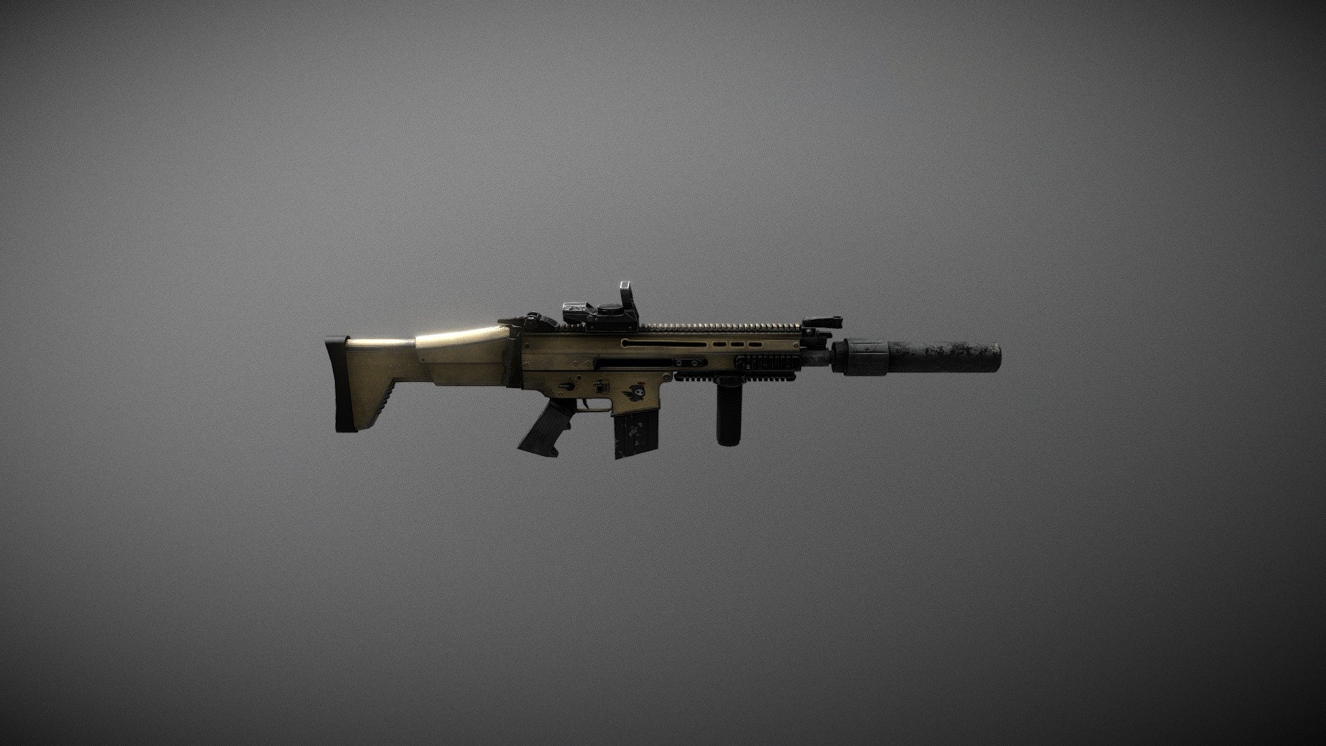 FN- Scar - 3D model by lucas chattot (@lucaschattot) [c3c13cb] - Sketchfab