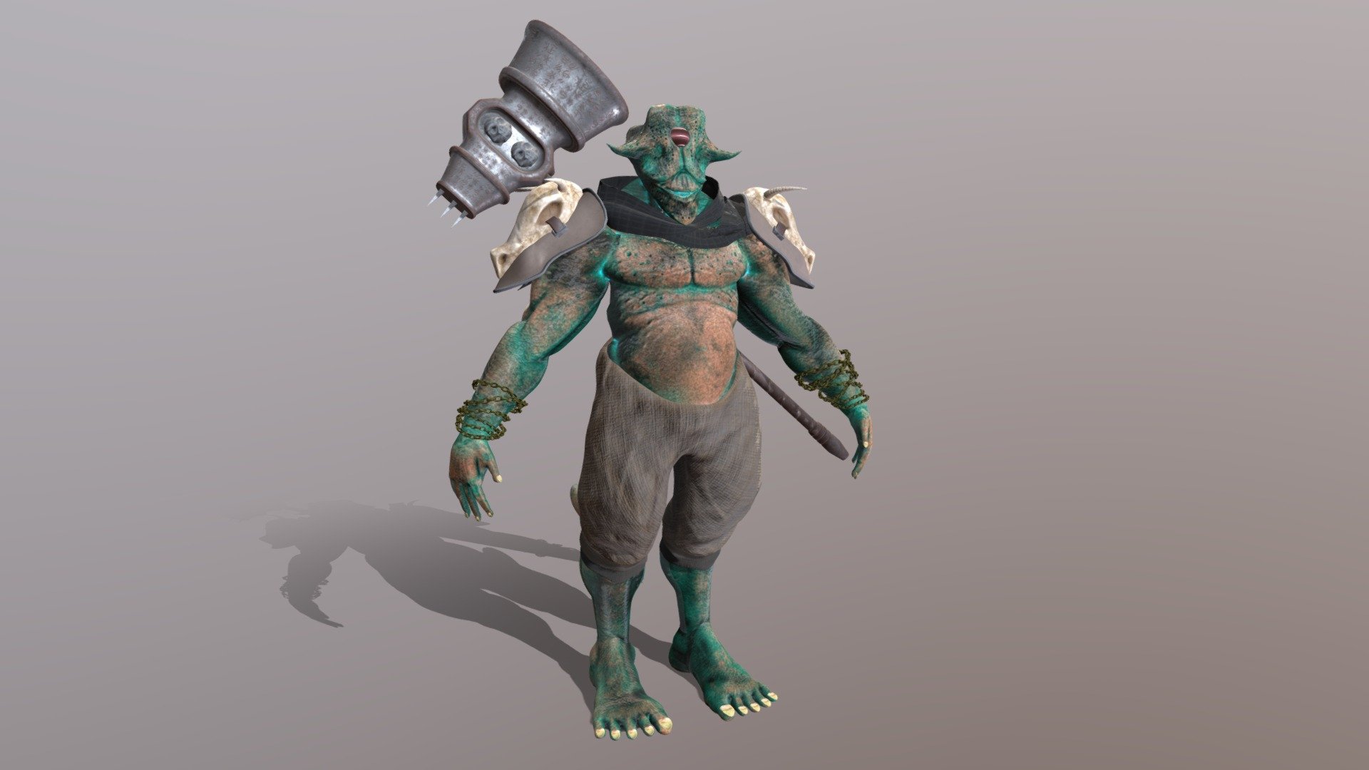 Character Creature - 3D model by benpram [c3c3014] - Sketchfab