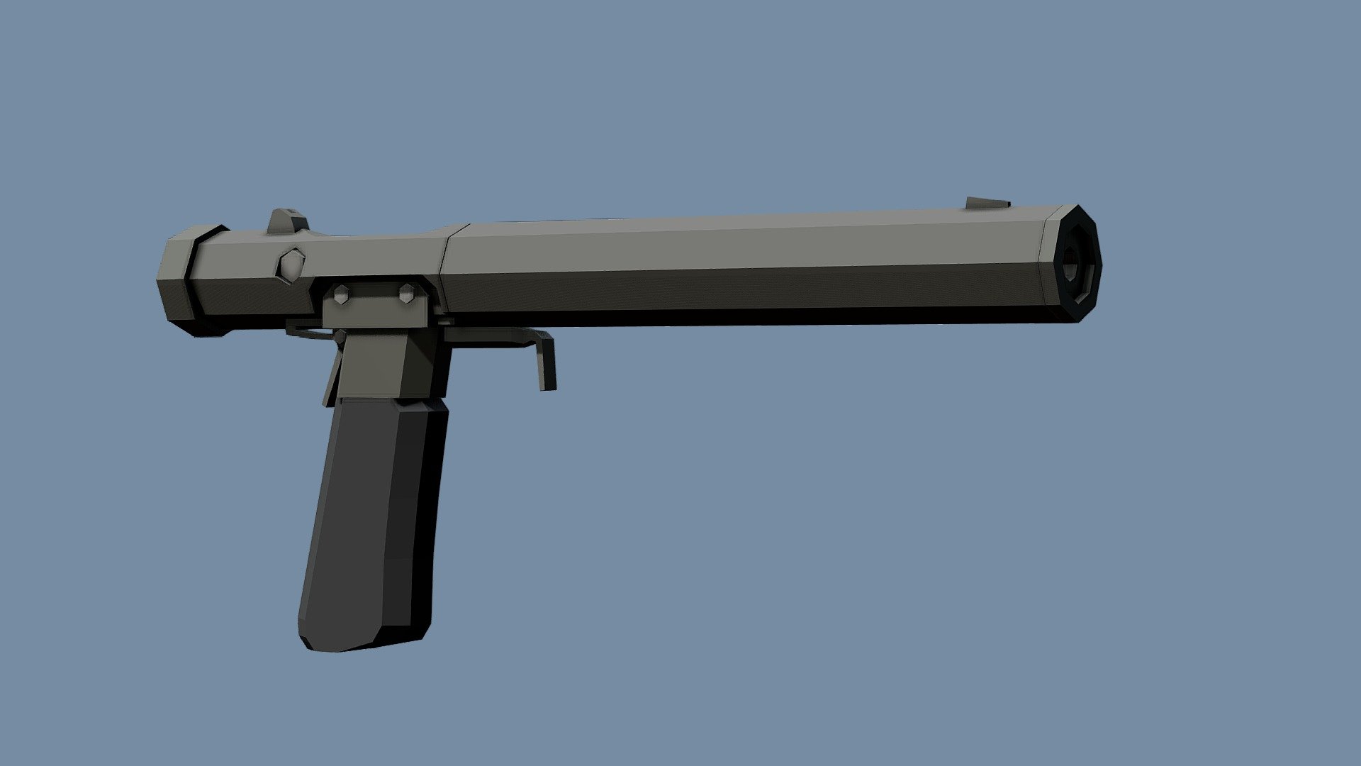 Low-Poly Welrod Mk2 - Download Free 3D model by TastyTony [c3c3b6c ...